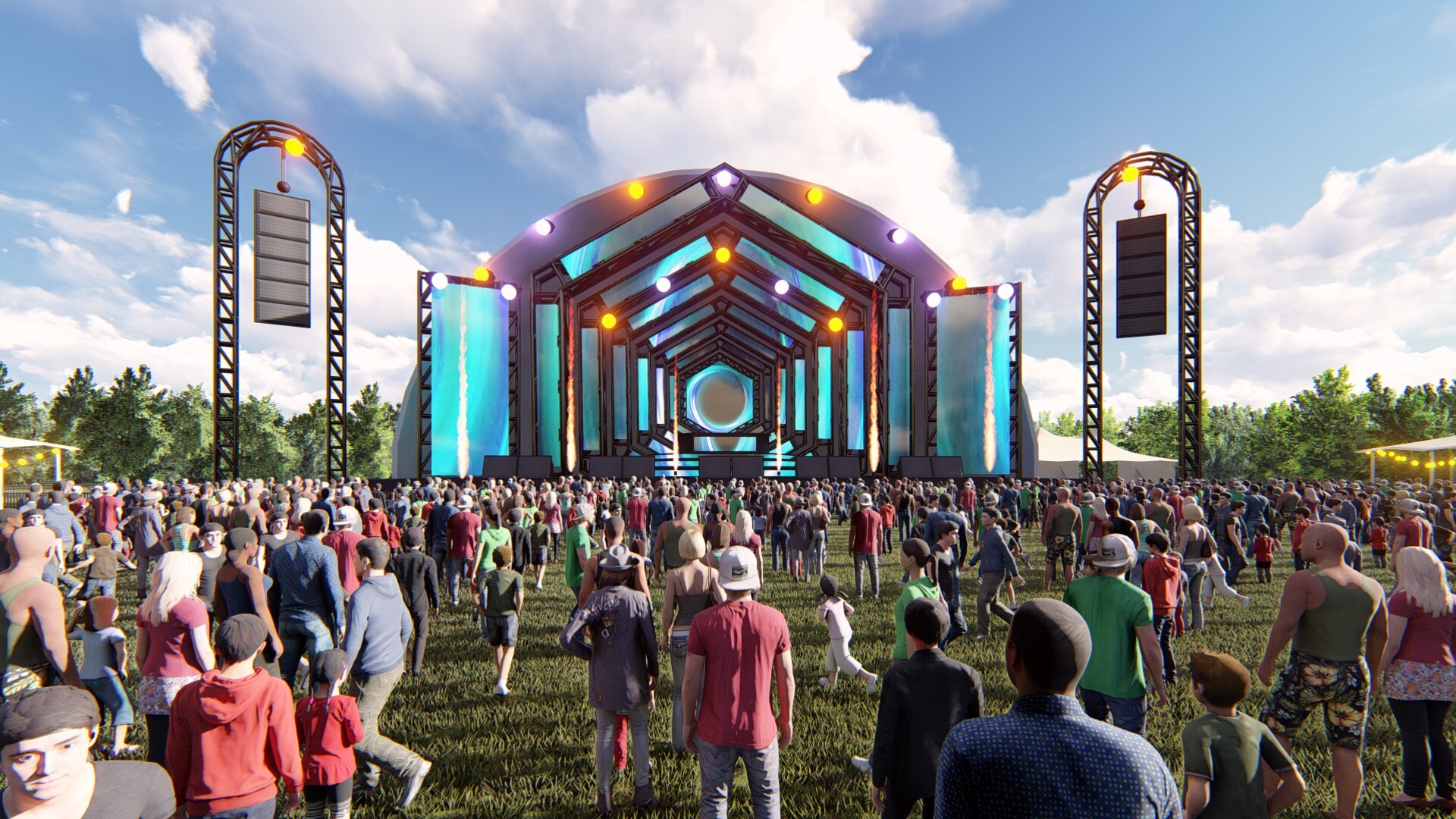 ArtStation - Music Festival Project