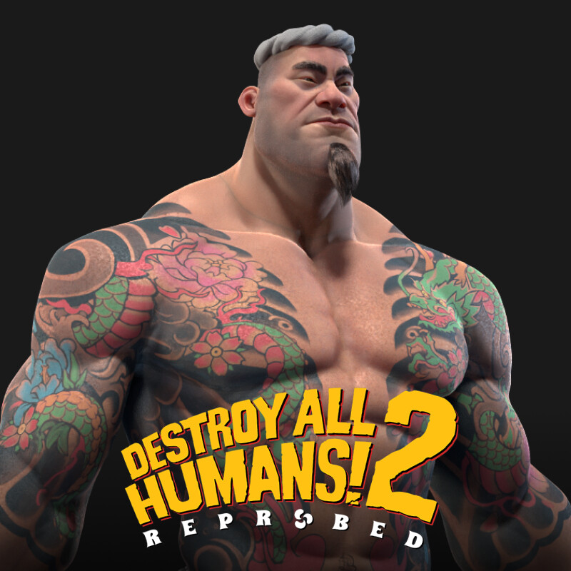 ArtStation - Stylized Characters (Destroy all Humans! 2)