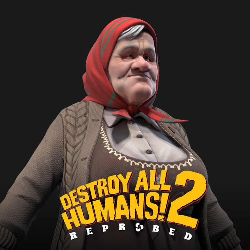 ArtStation - Stylized Characters (Destroy all Humans! 2)