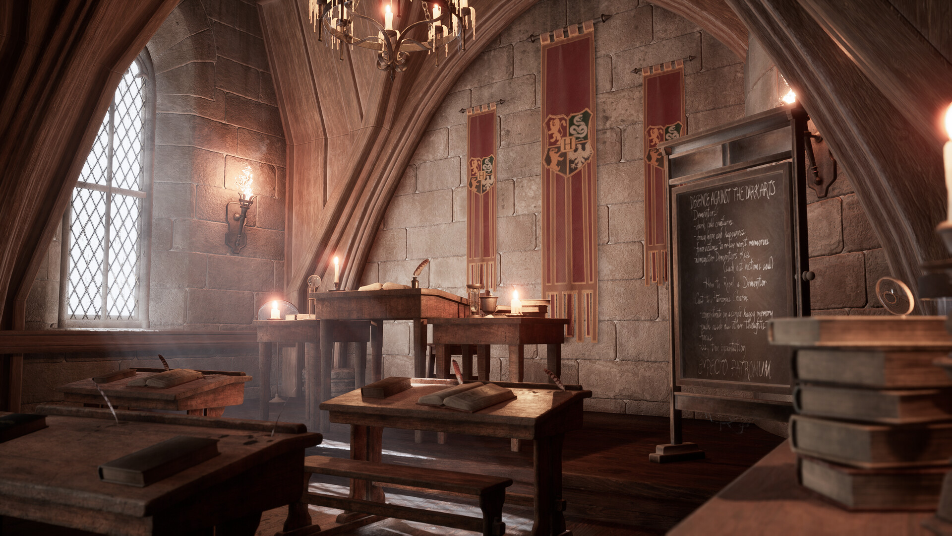 ArtStation - Hogwarts Dark Arts Classroom UE5