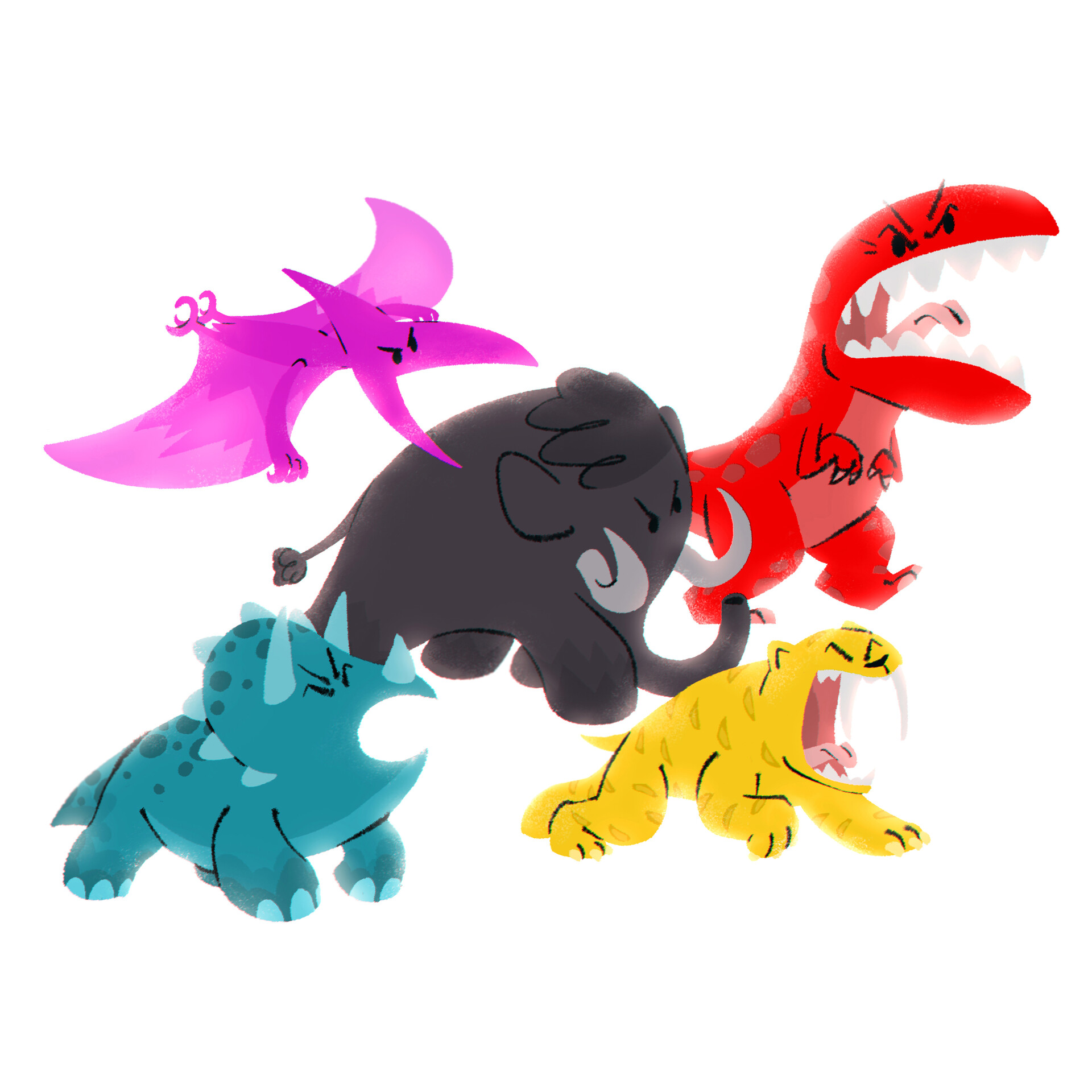 ArtStation - Cute Power Rangers