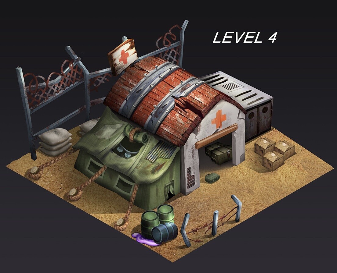 ArtStation - Medical camp