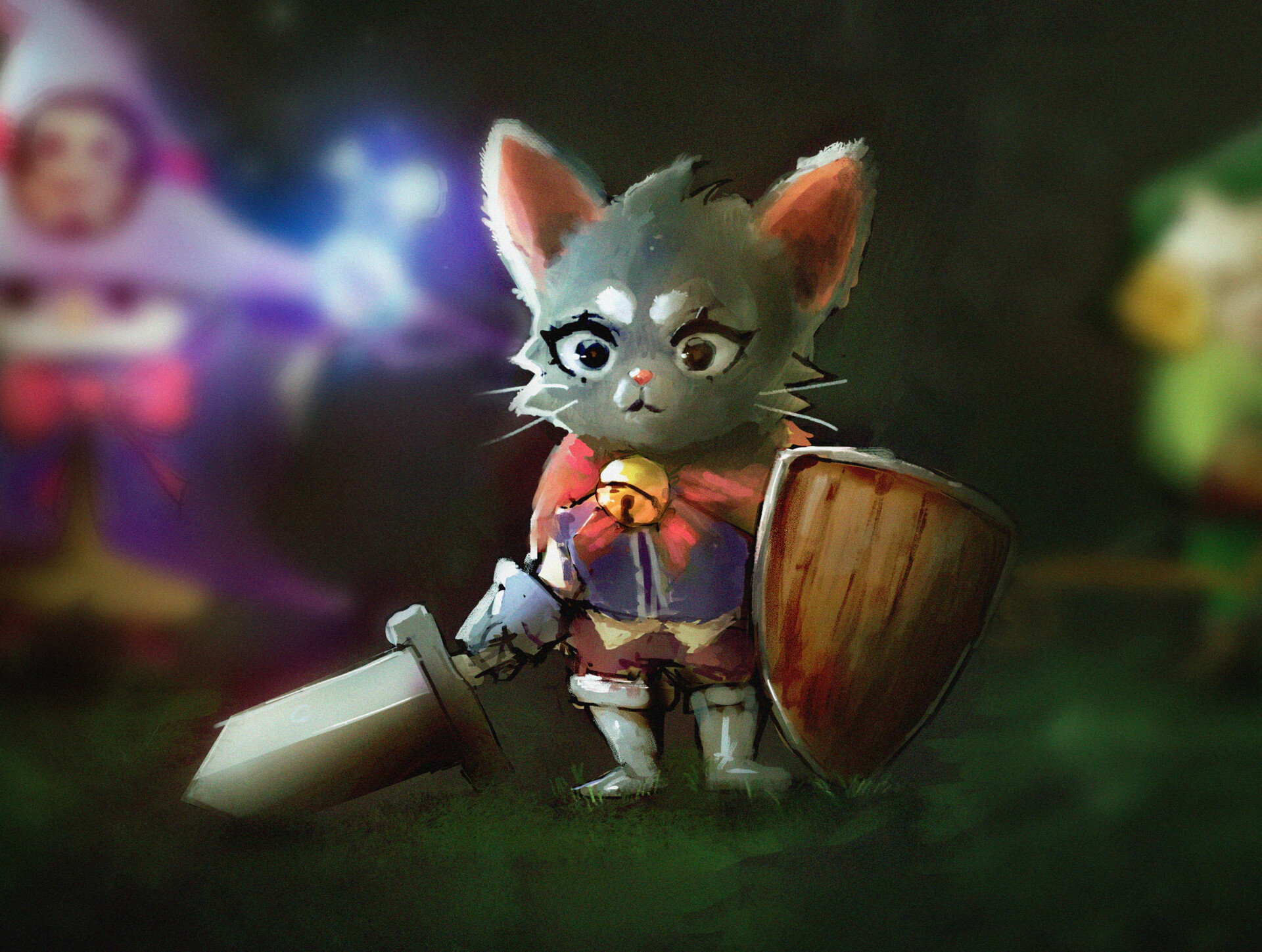 ArtStation - rpg animals party