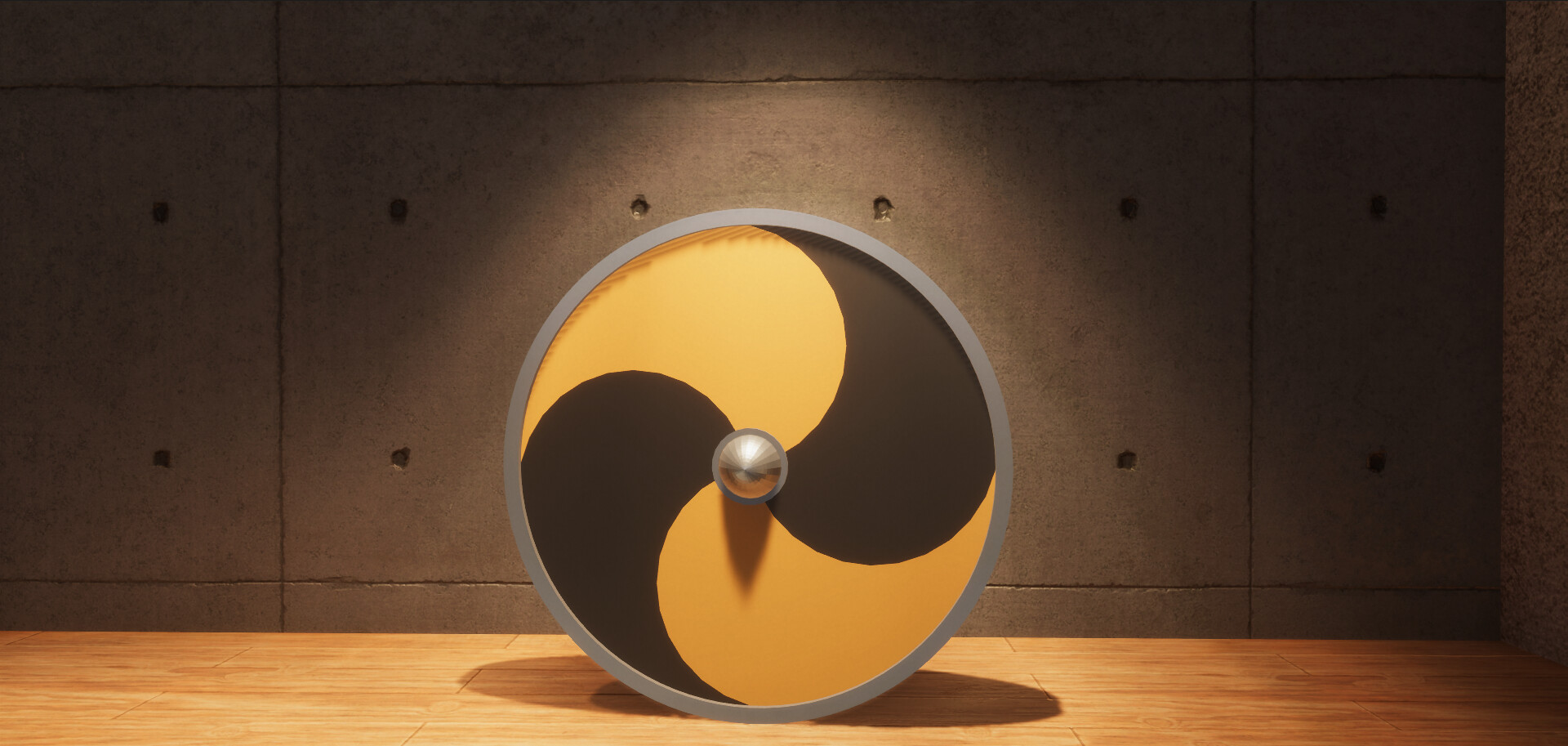 ArtStation - Low Poly Round Shield