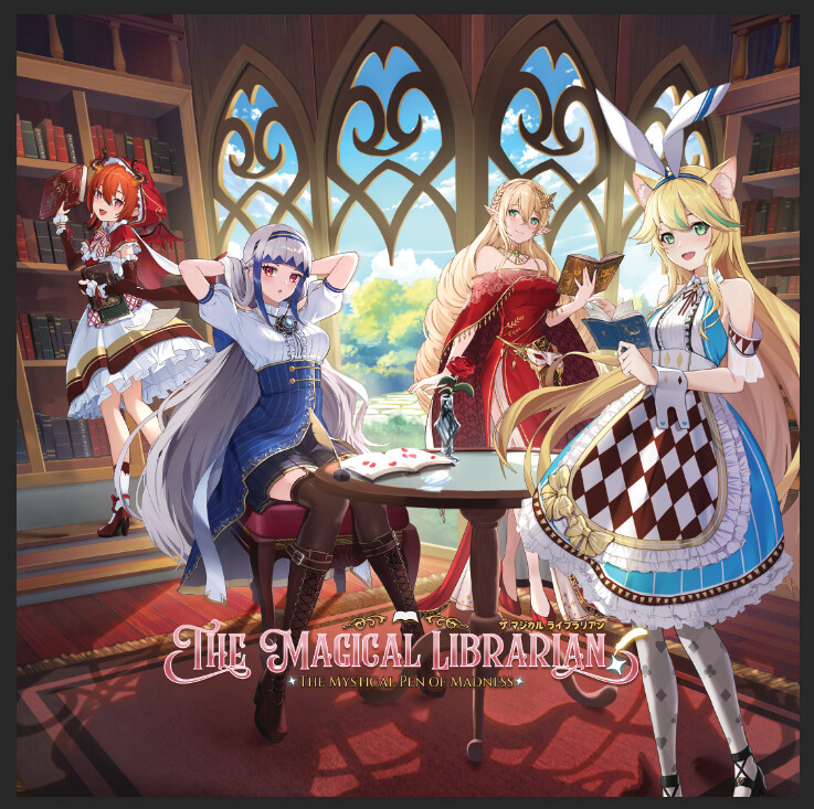 ArtStation - The Magical Librarian : The mystical pen of Madness ...