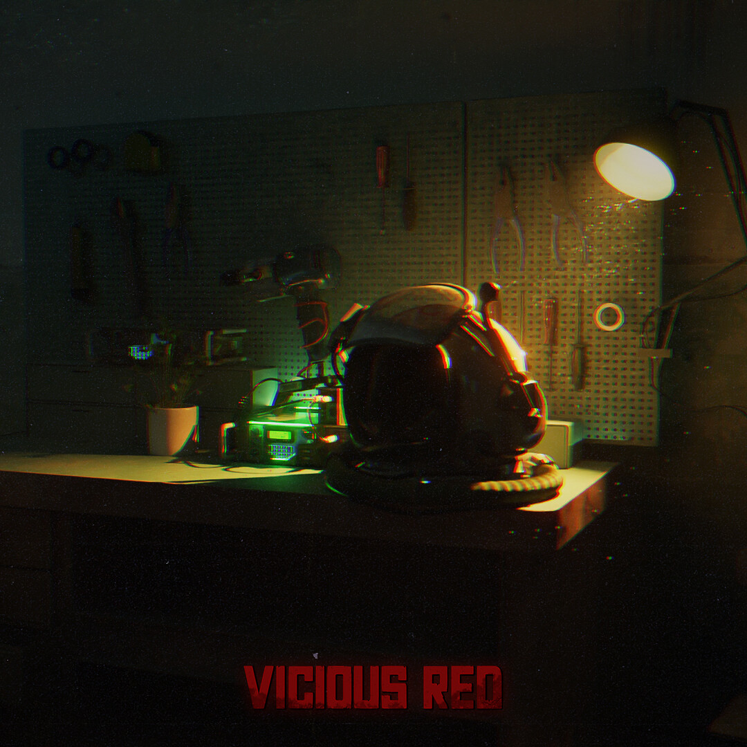 ArtStation - V2 saferoom "Vicious Red"