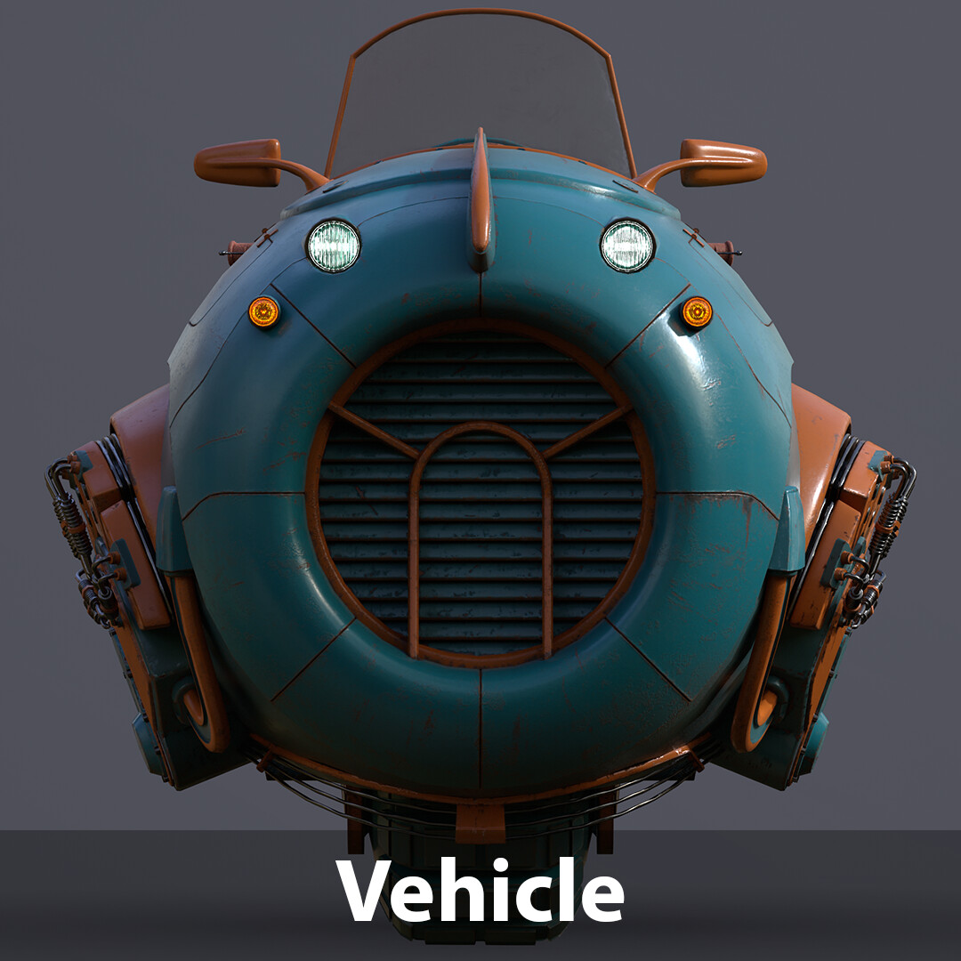 ArtStation - Rough Terrain Bike