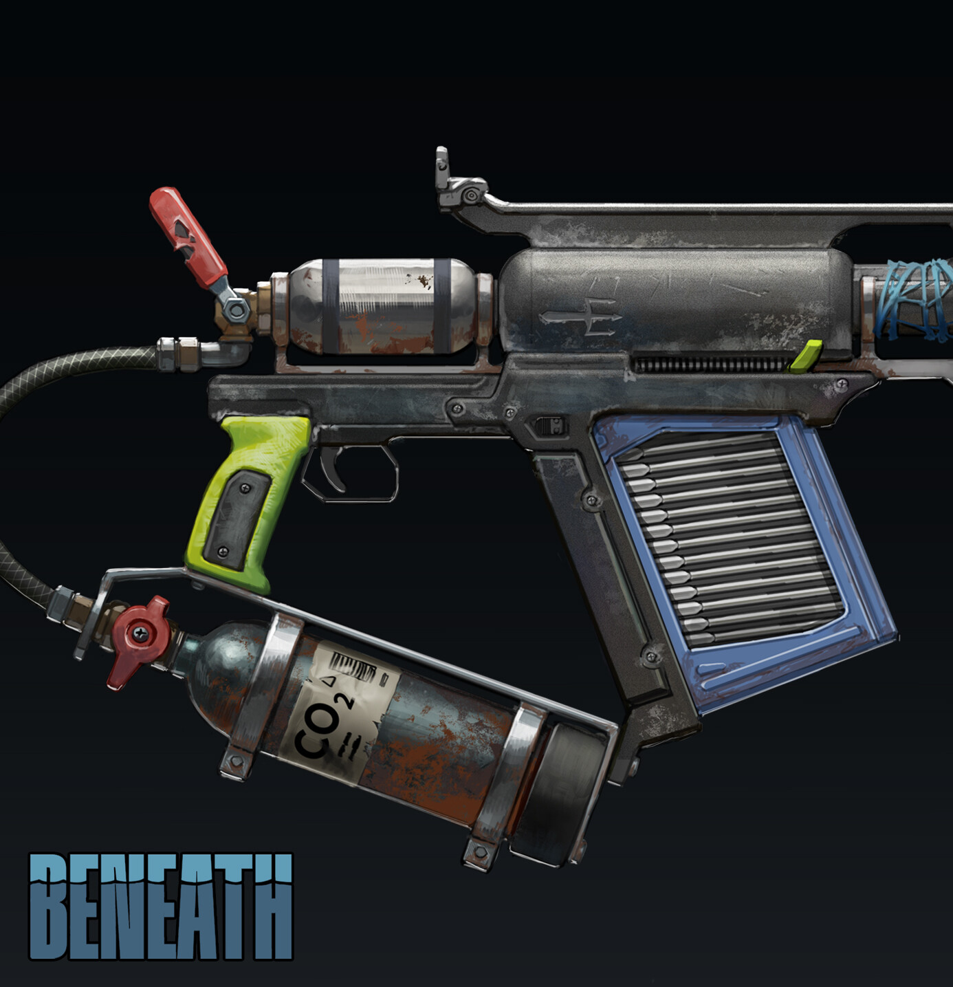 ArtStation - Pneumatic Dart Gun