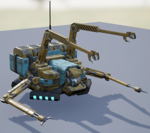 ArtStation - Building Bot, in depth