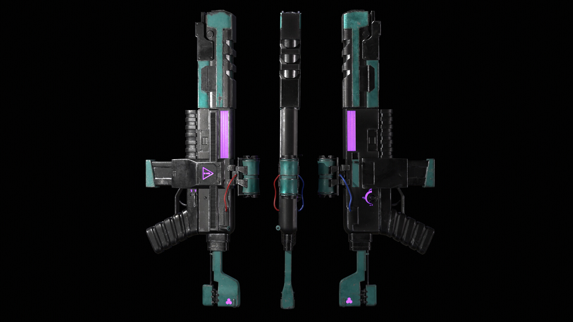 ArtStation - Sci-fi Futuristic Gun