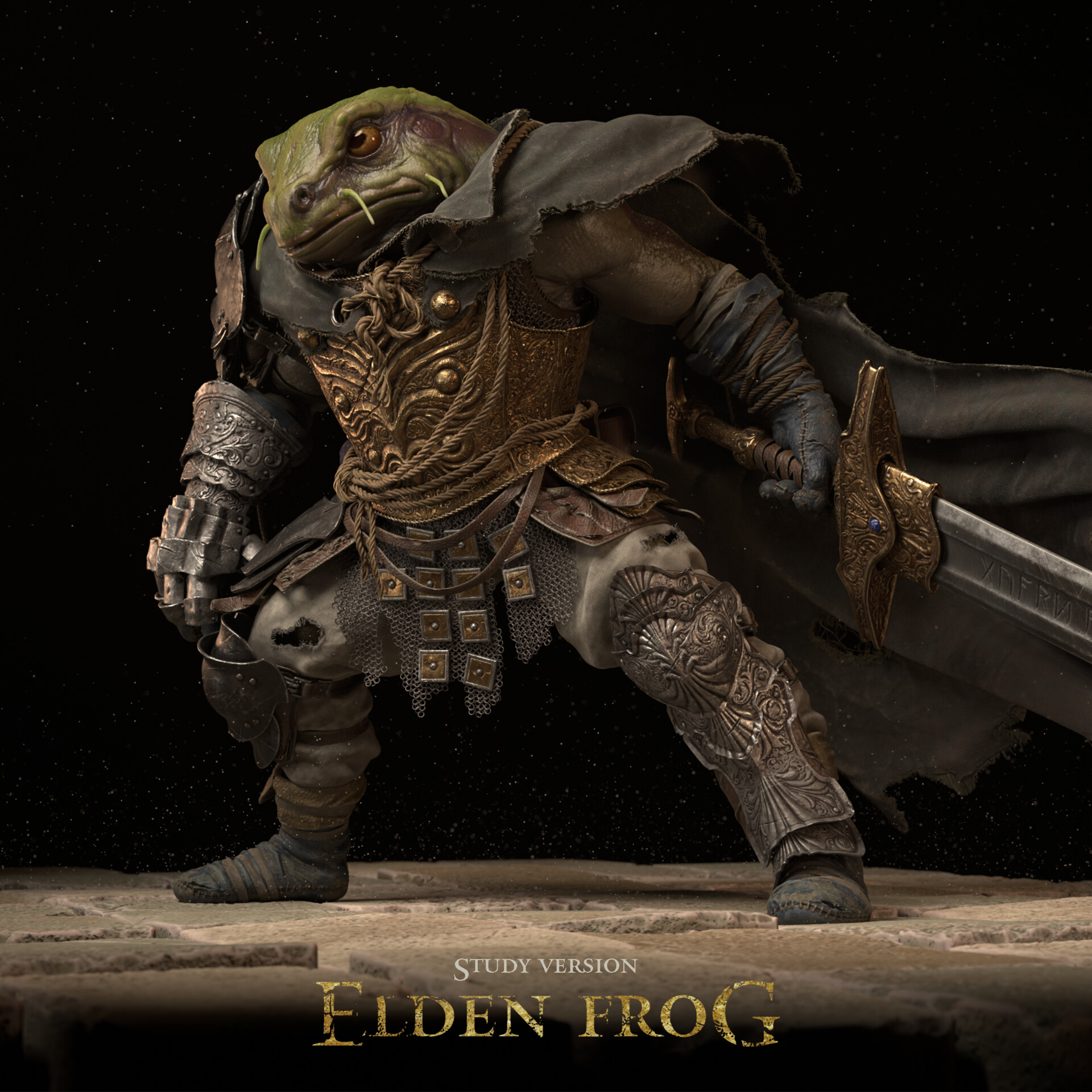 ArtStation - Elden Frog (study version)