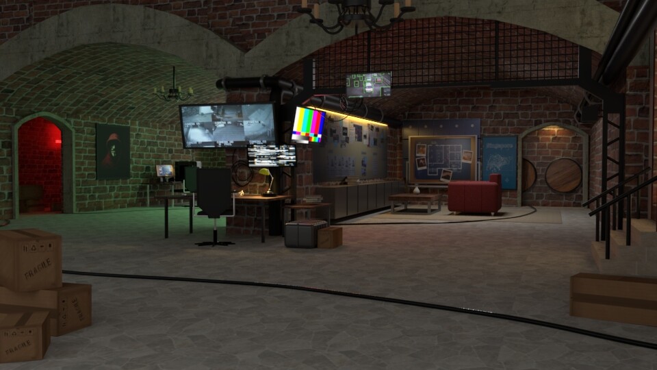 ArtStation - Hacking Room