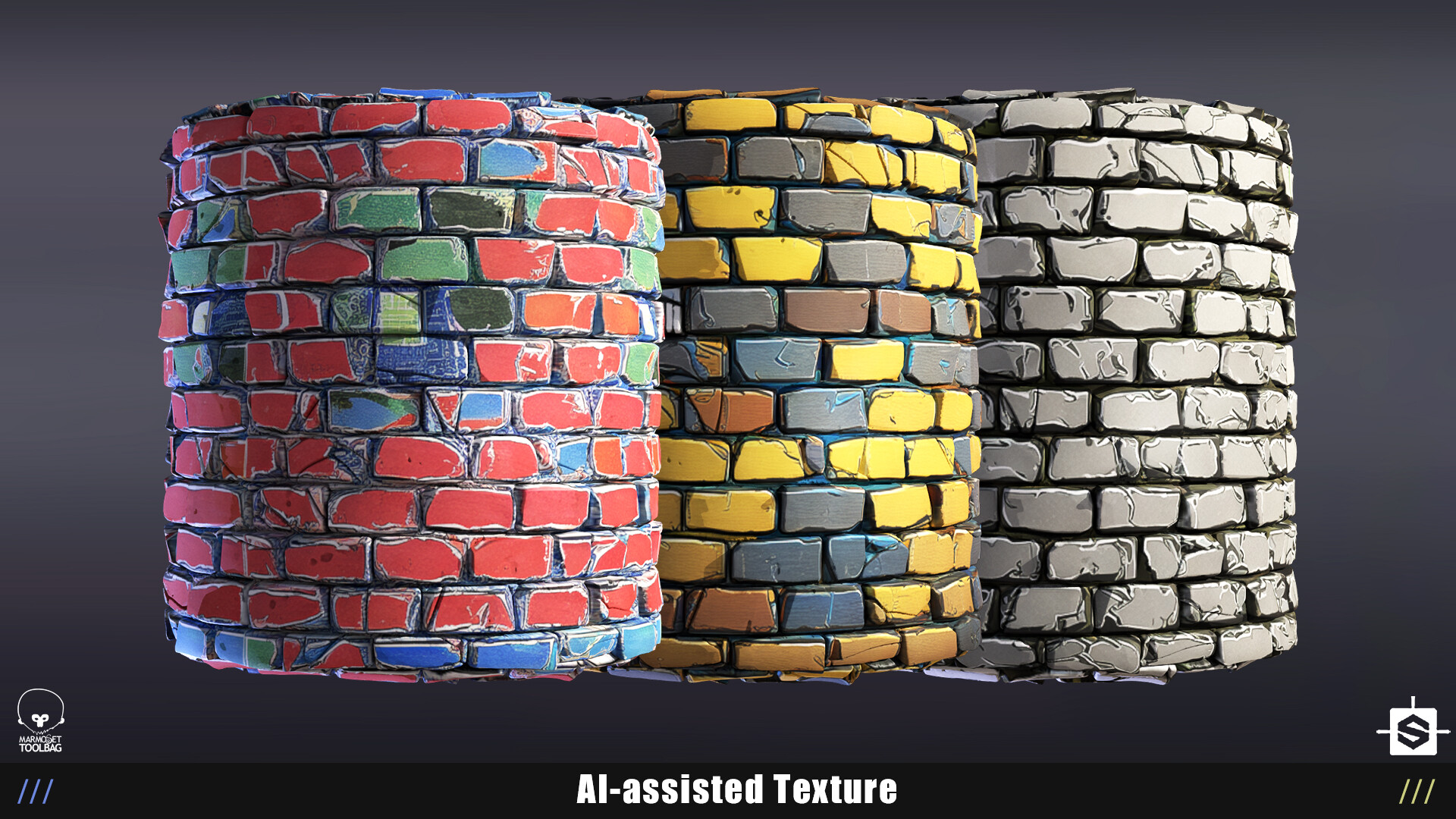 ArtStation - AI-assisted texture mapping experiment