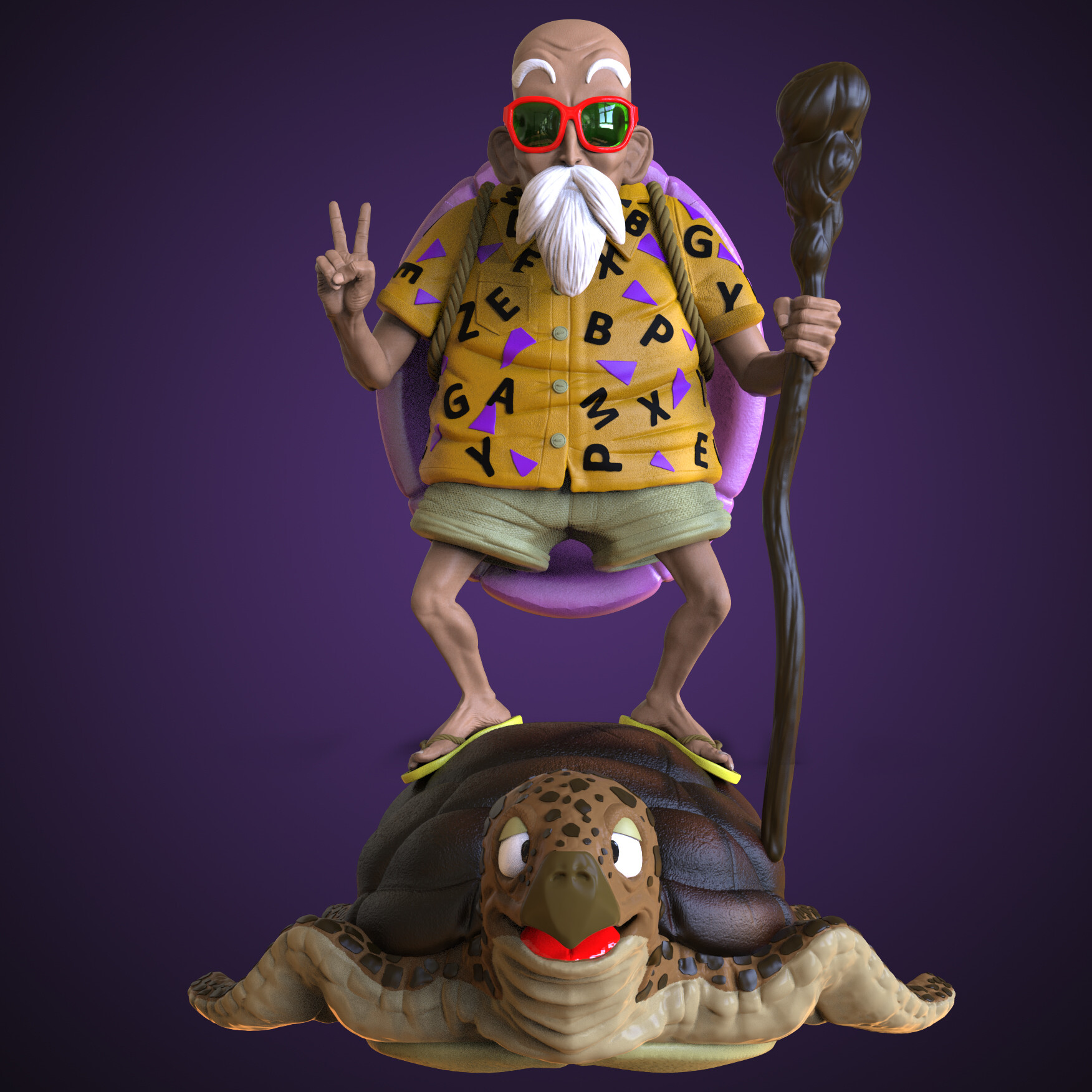 ArtStation - Master Roshi