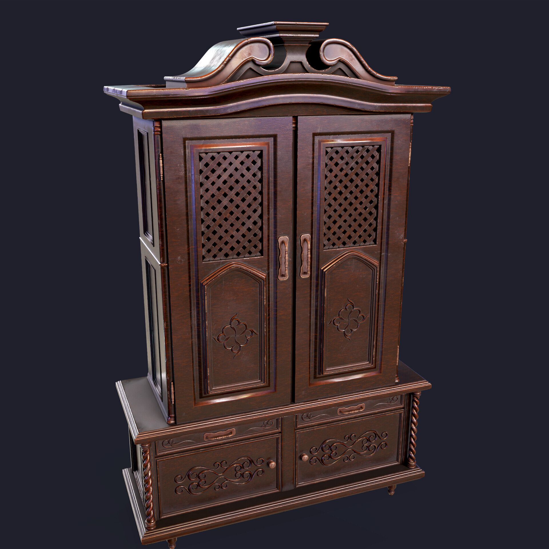 ArtStation - Victorian Cabinet
