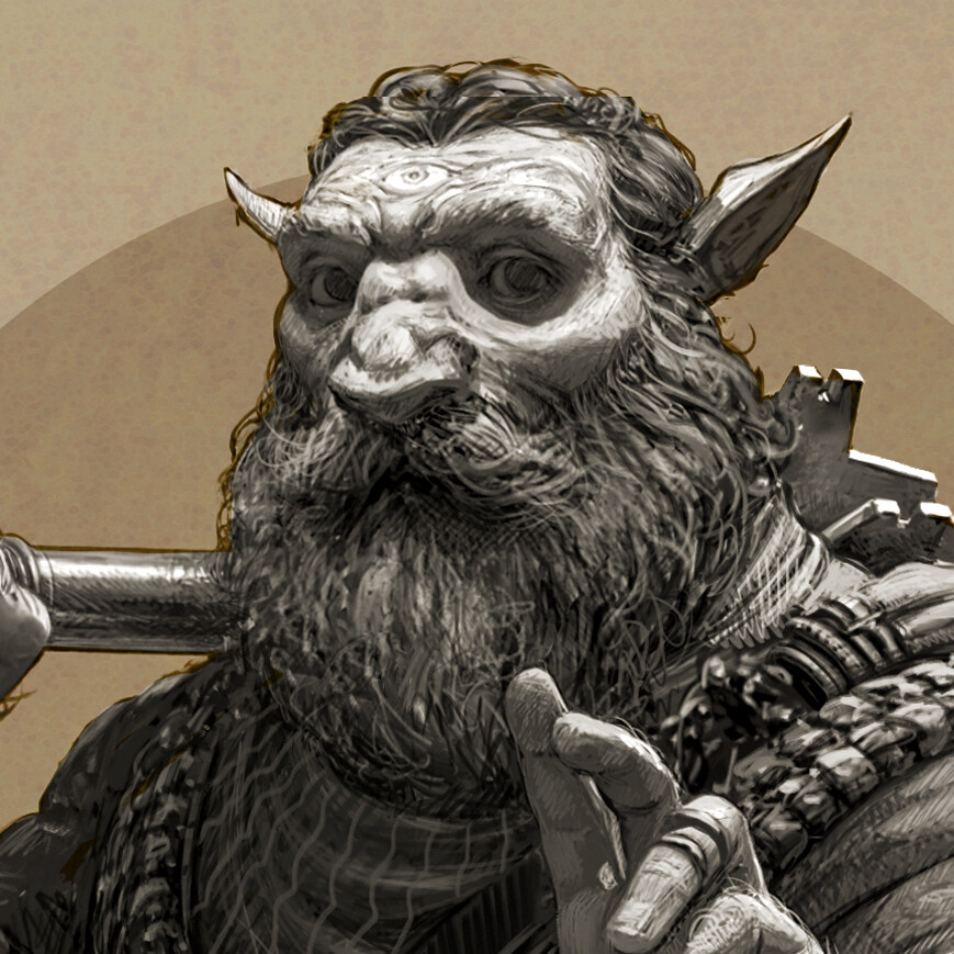 ArtStation - Compositional sketches - Descent into Avernus