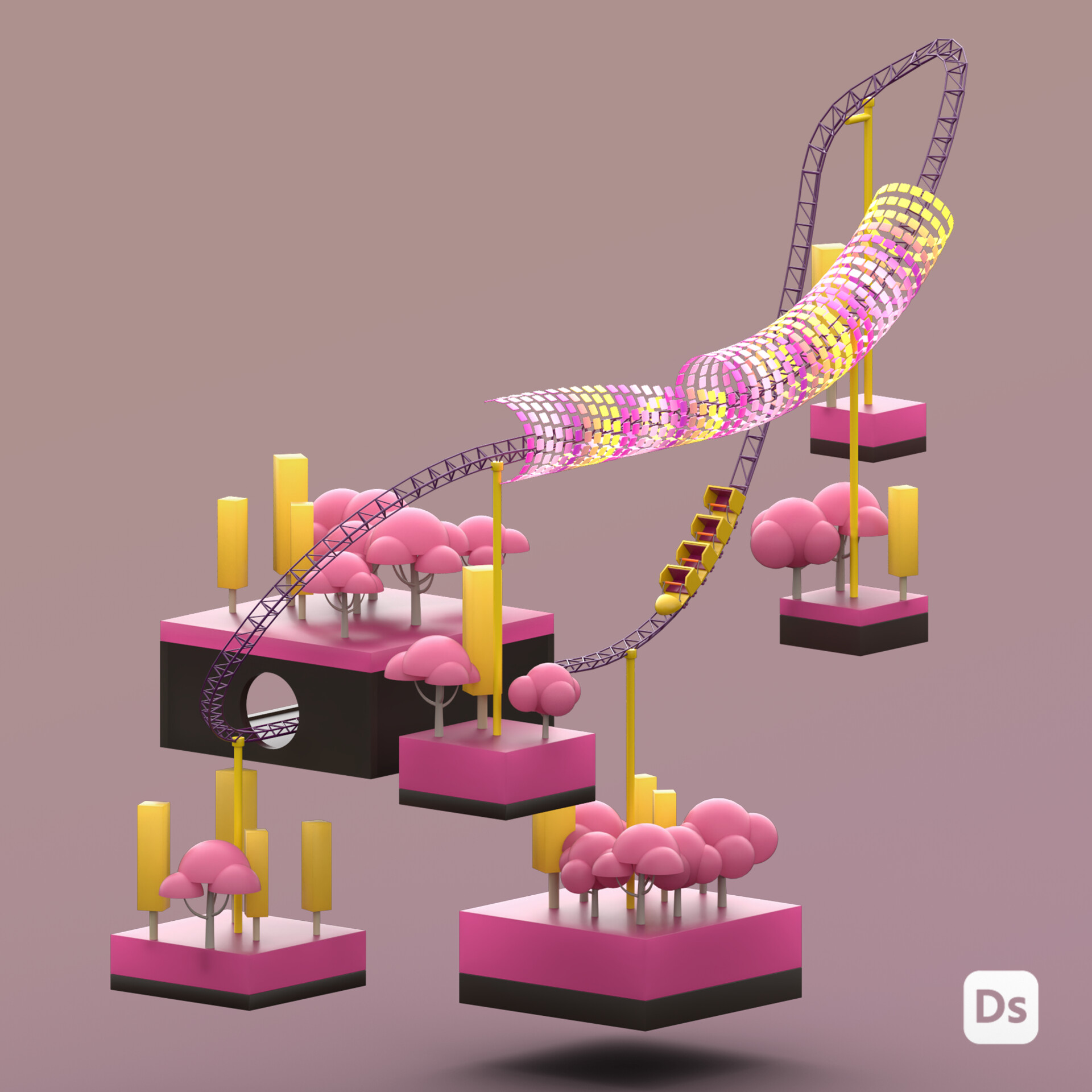 ArtStation - Roaller coaster generator