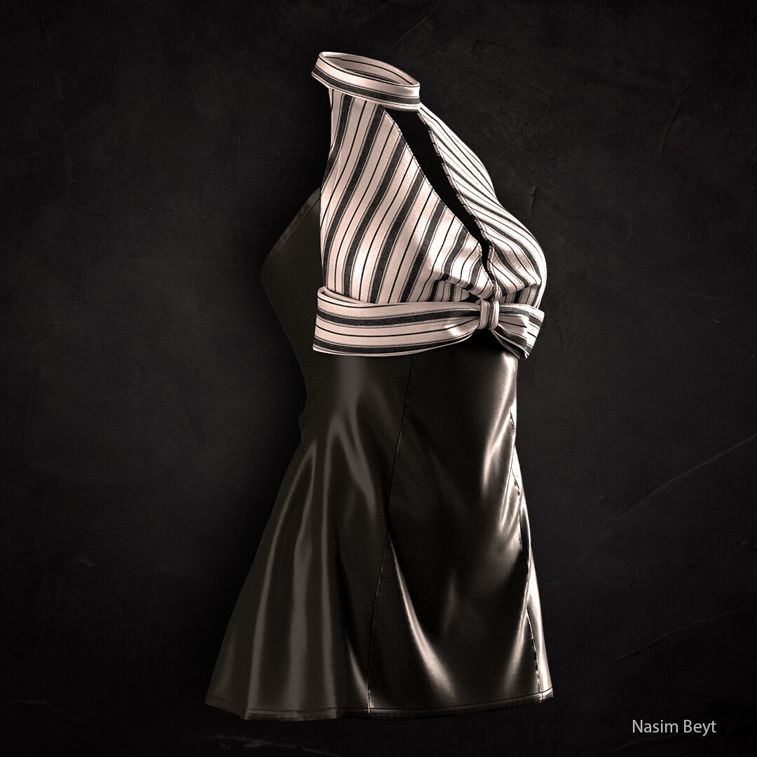 ArtStation - 5 SWIM DRESS PACK (VOL.01). CLO3D, MD PROJECTS+OBJ+FBX