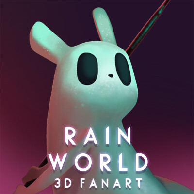 ArtStation - Slugcat Painted Model