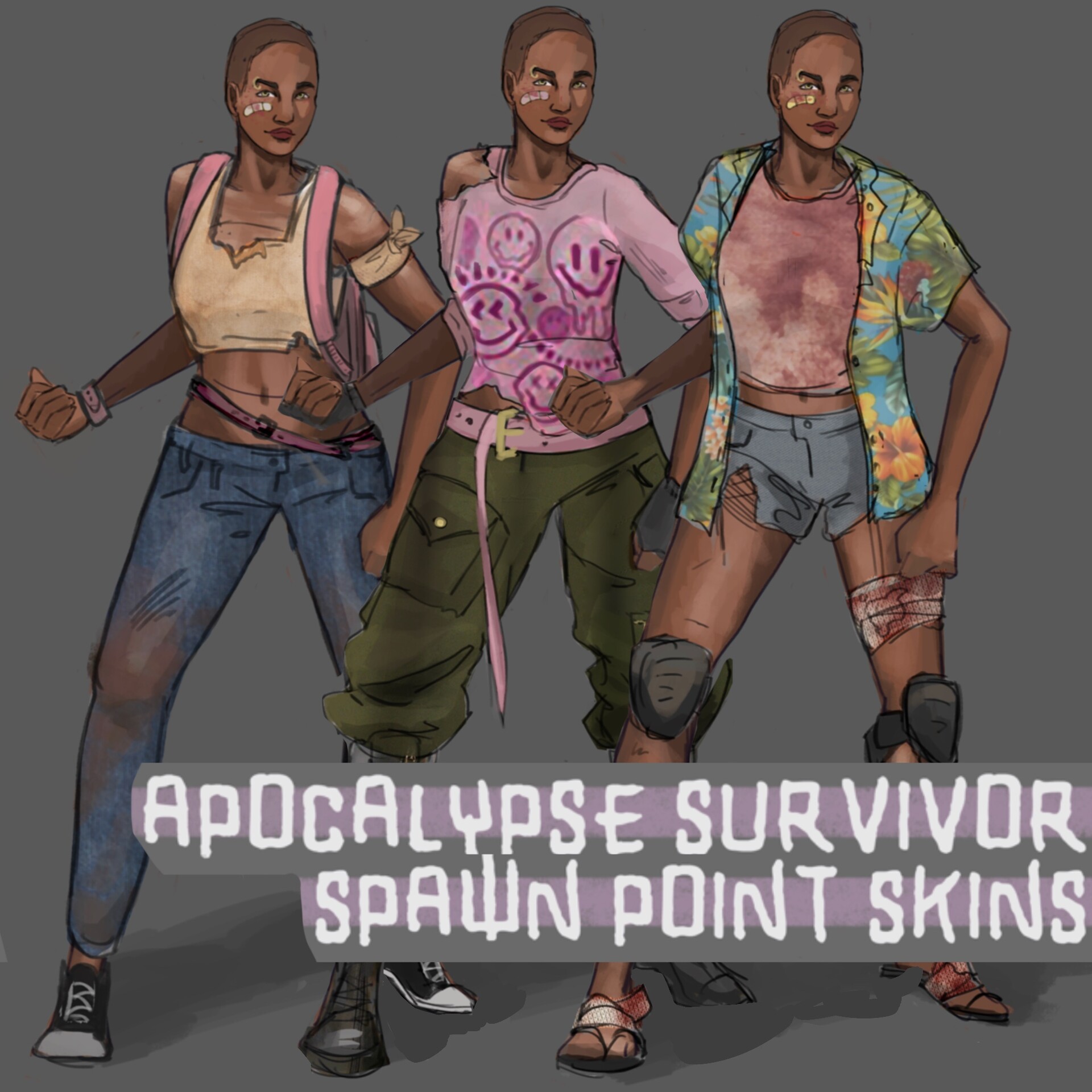 ArtStation - Apocalypse Survivor - Spawn Point Skins