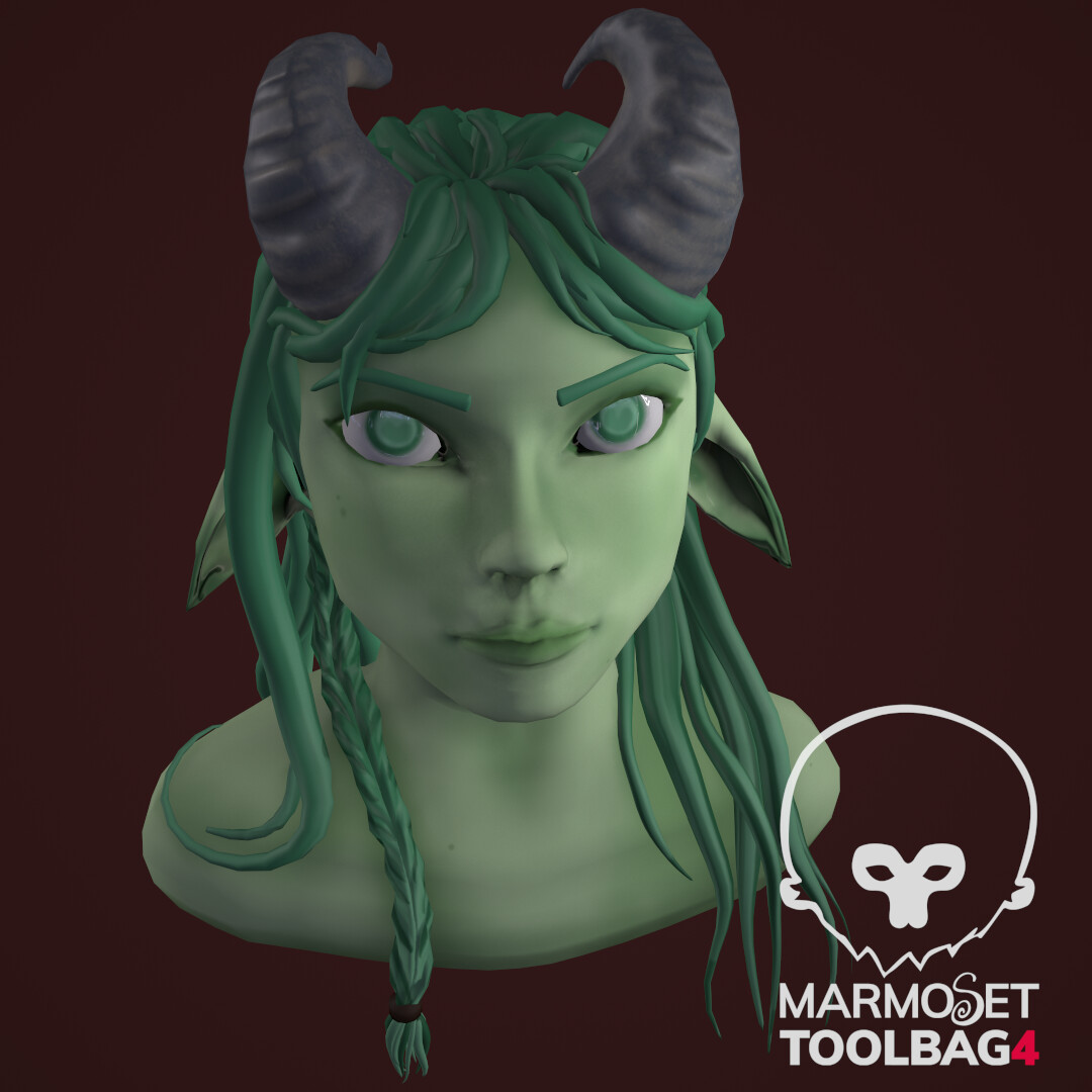 Jessica Williams - 'Satyr' - Stylized Bust Study