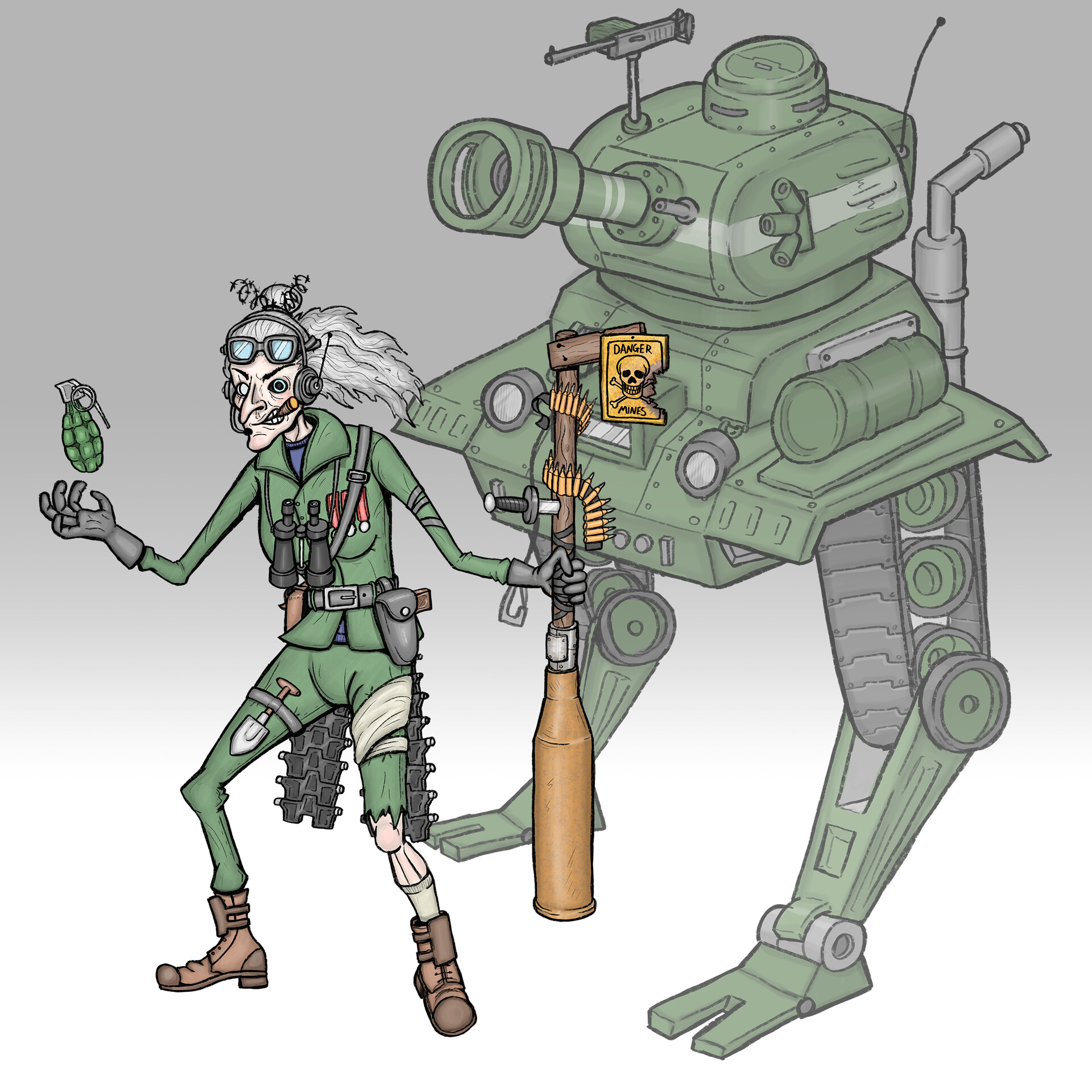 ArtStation - SMITE Baba Yaga Skin Concept - Baba Tanker