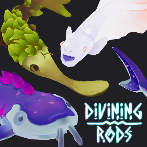 ArtStation - Divining Rods - Fish Models