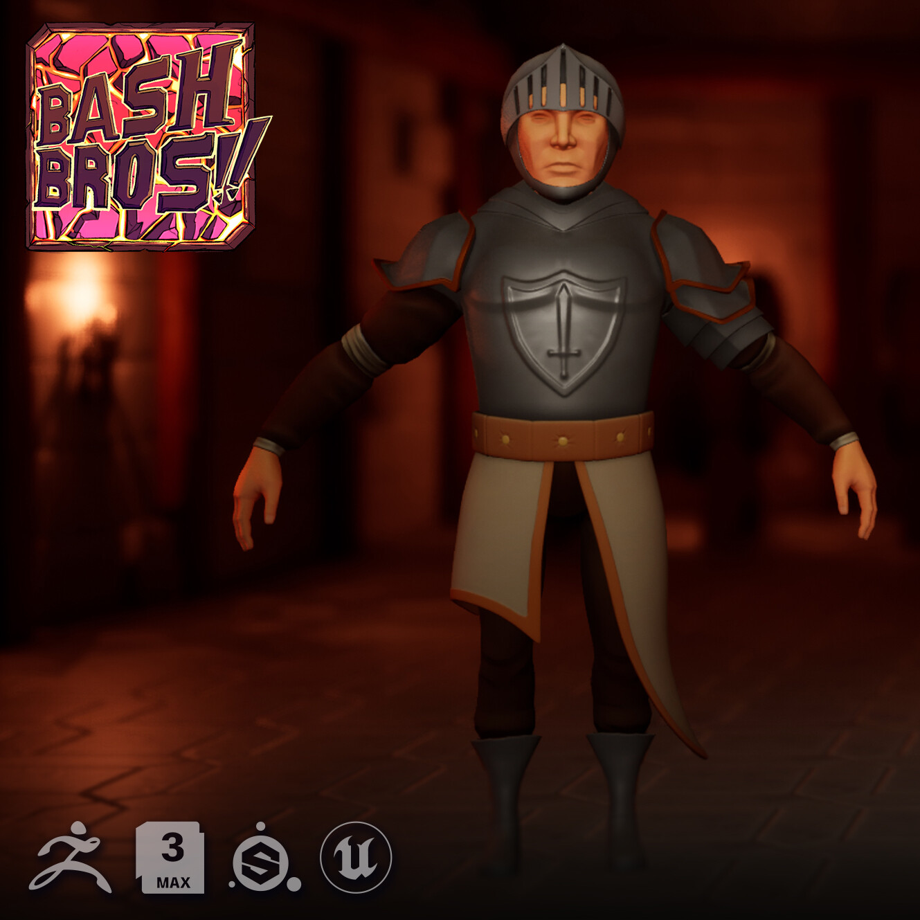 ArtStation - Bash Bro's Character Artwork - Collaborative Project