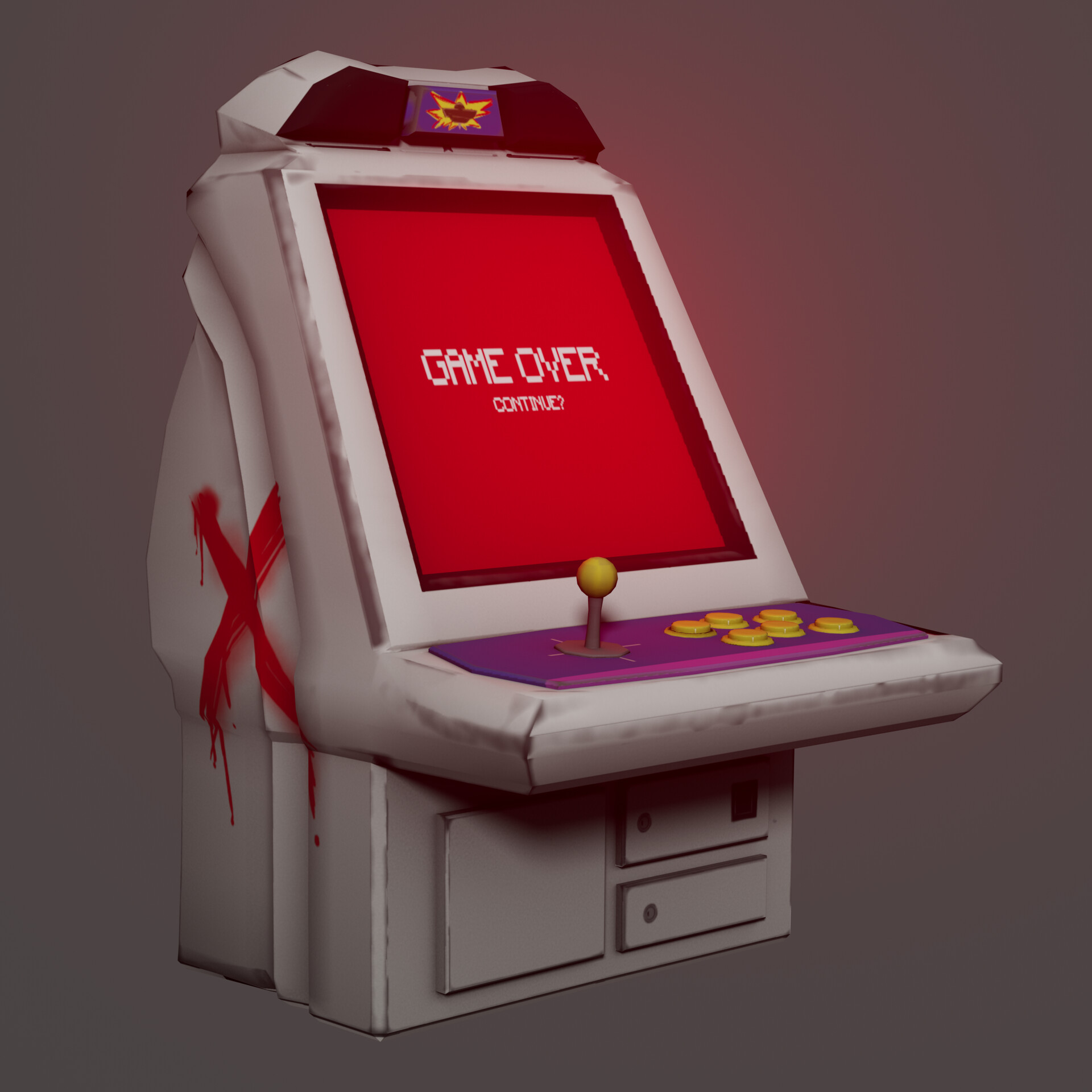 ArtStation - Arcade Machine - 3D Prop