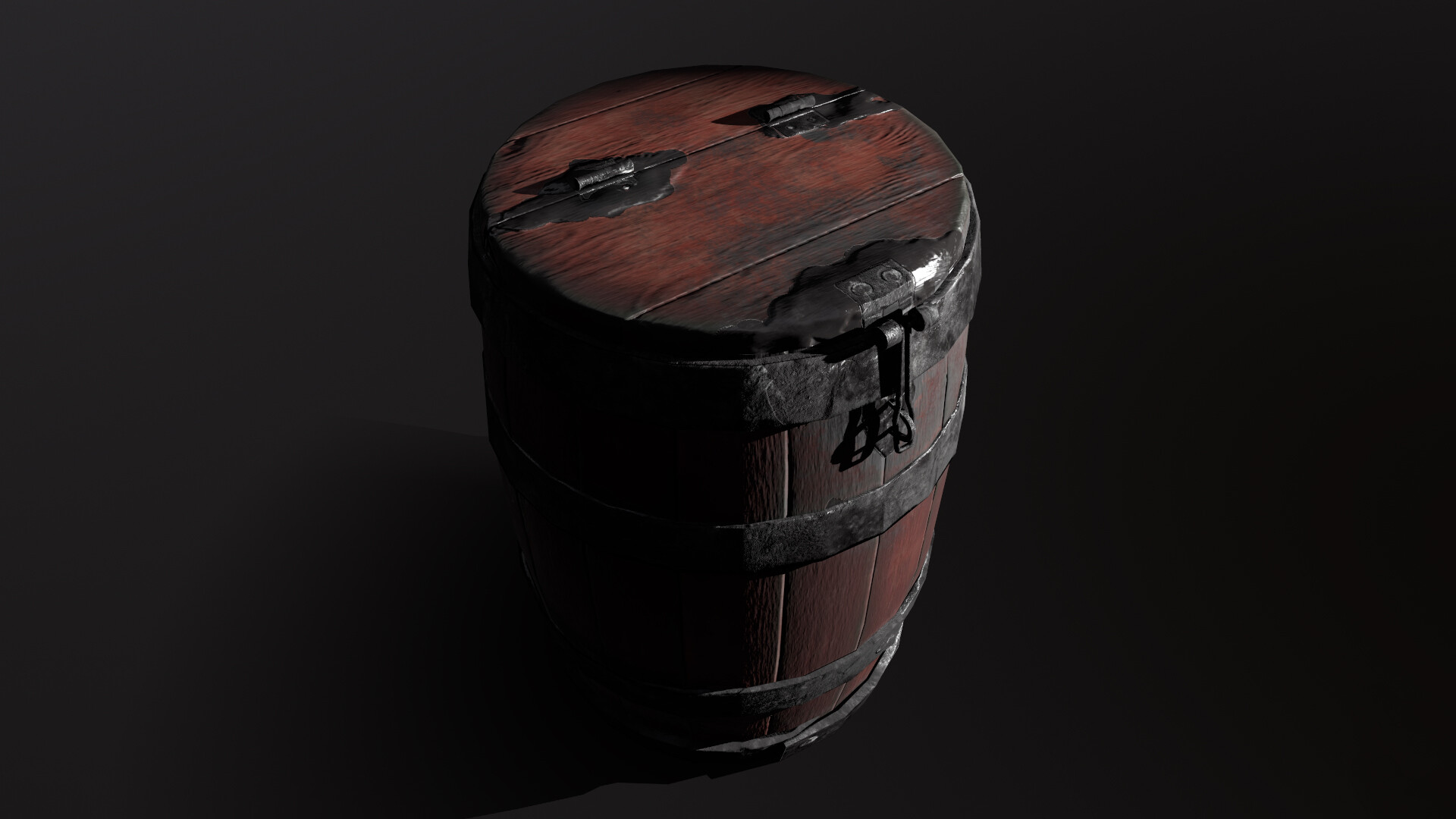 ArtStation - Wooden Barrel