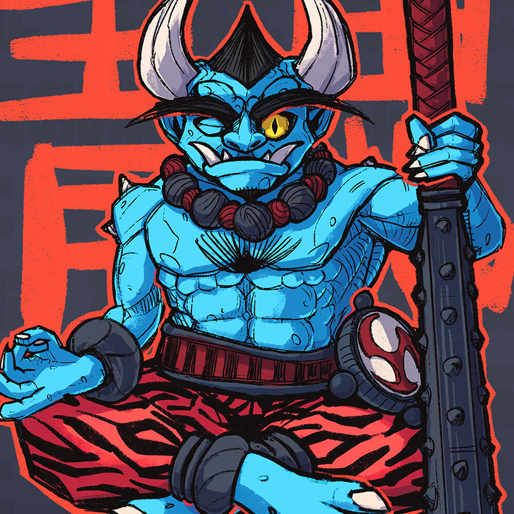 ArtStation - 青鬼 Blue Oni