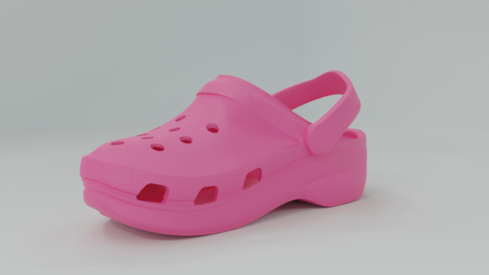 ArtStation - crocs 3d model