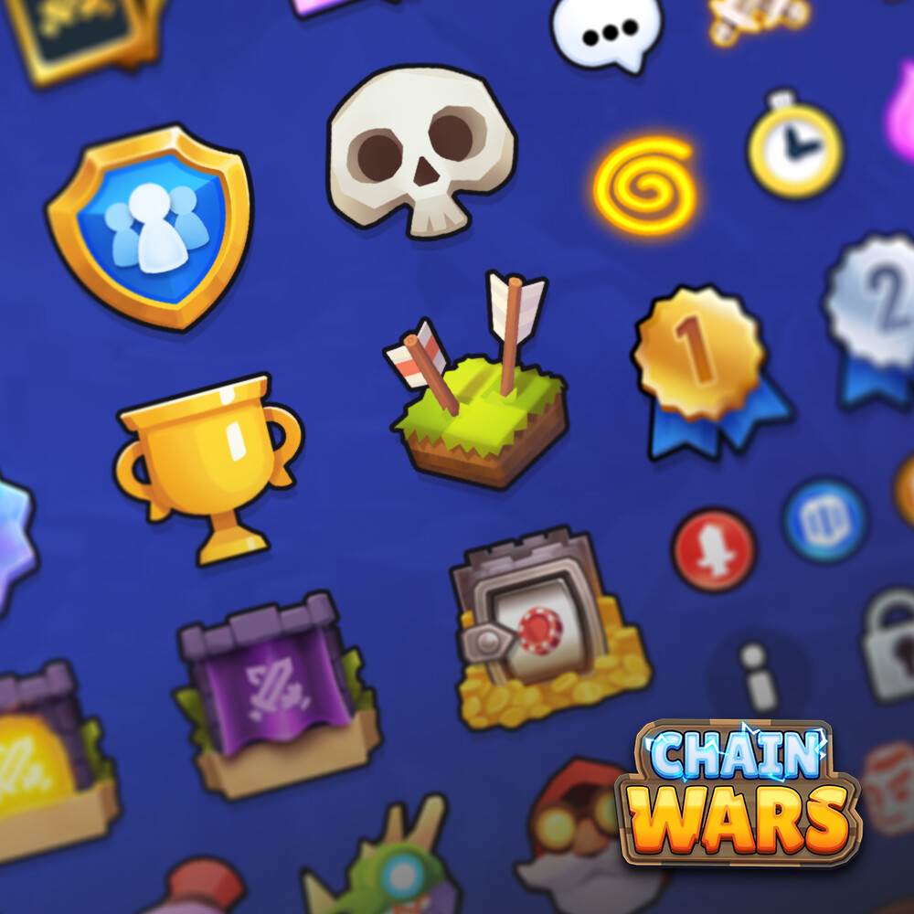 ArtStation - Chain Wars icons