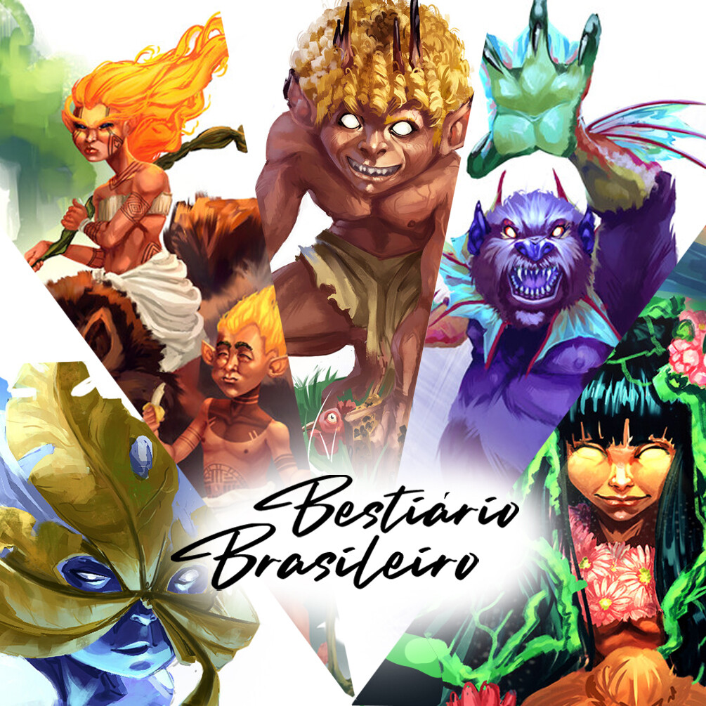 ArtStation - Brazil Folklore crature design.