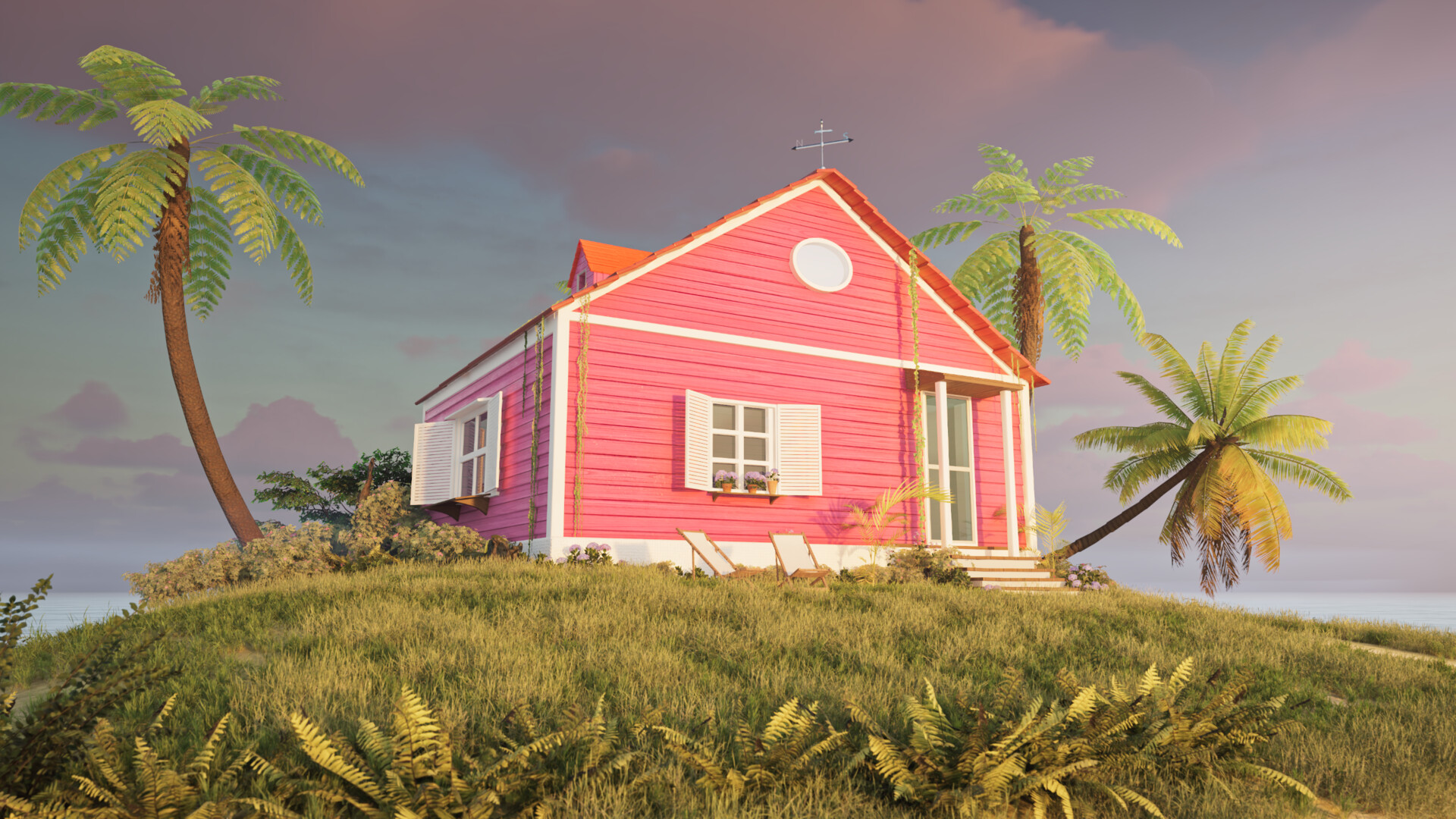 ArtStation - Kame House Island - Unreal Engine 5