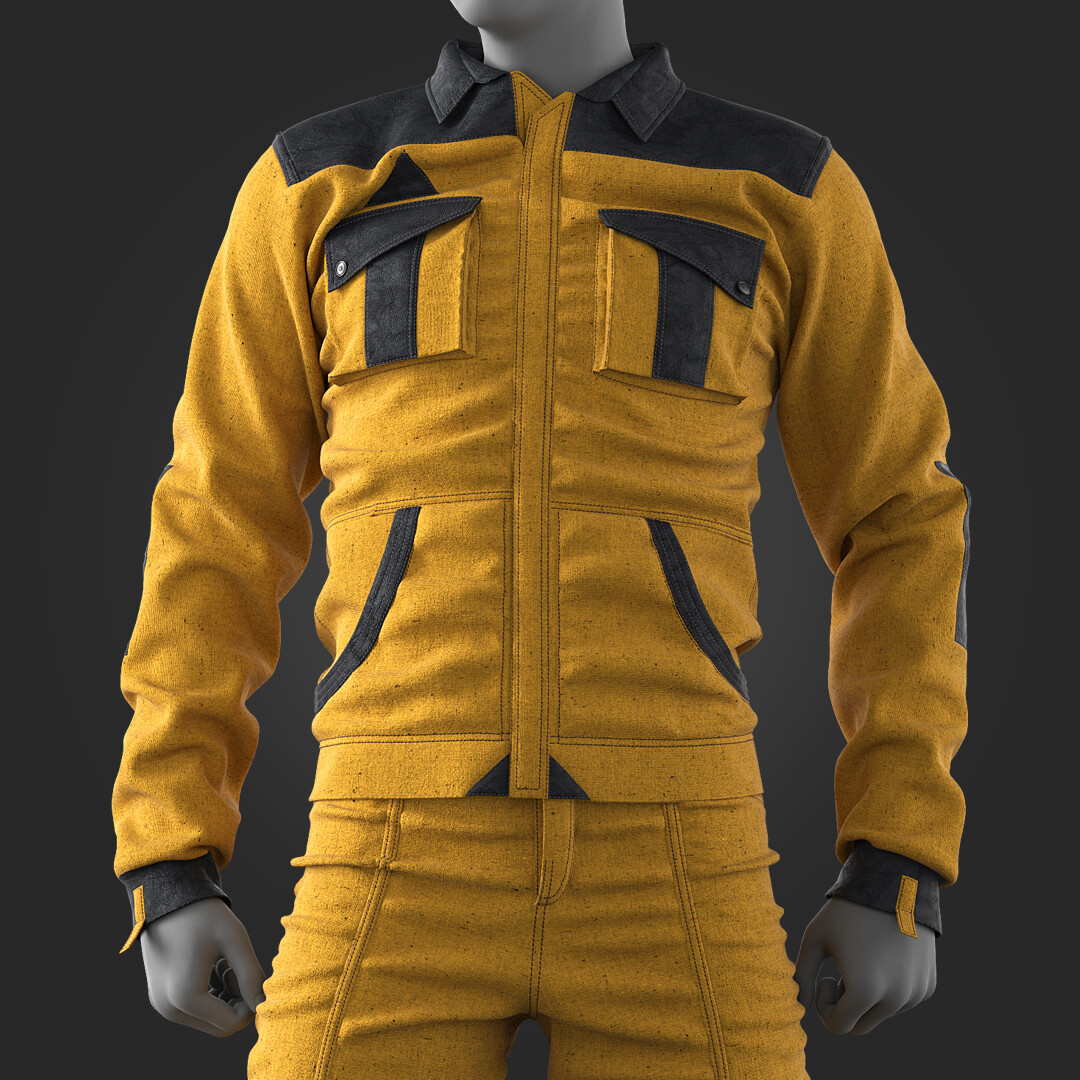 ArtStation - Men's Uniform - Marvelous / CLO
