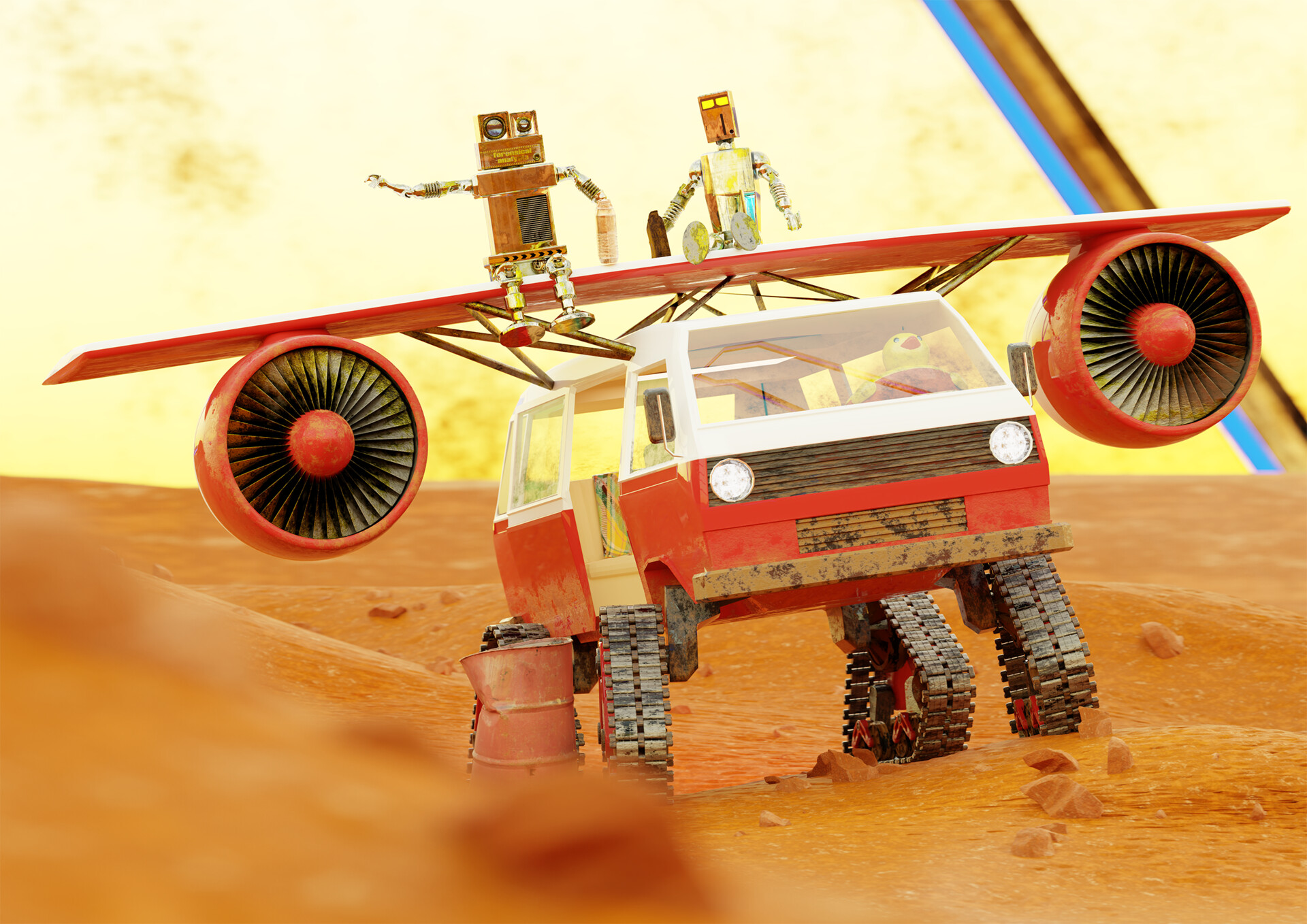 ArtStation - SPACE HIPPIE - Short animated movie