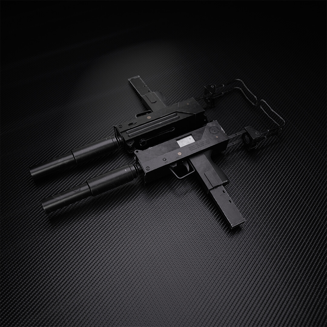 ArtStation - Mac 10 I Gun Modeling