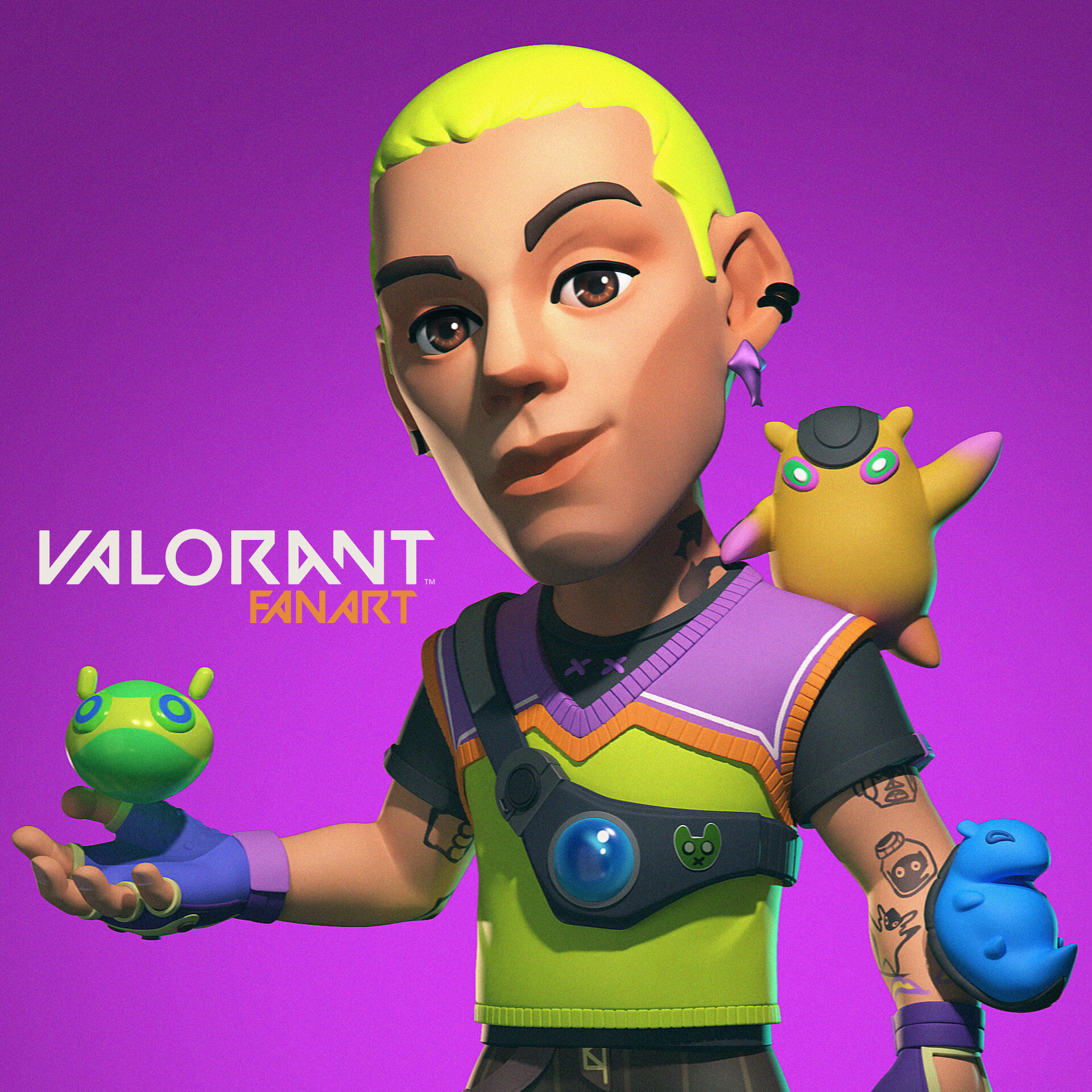 ArtStation - Gekko - Valorant FanArt