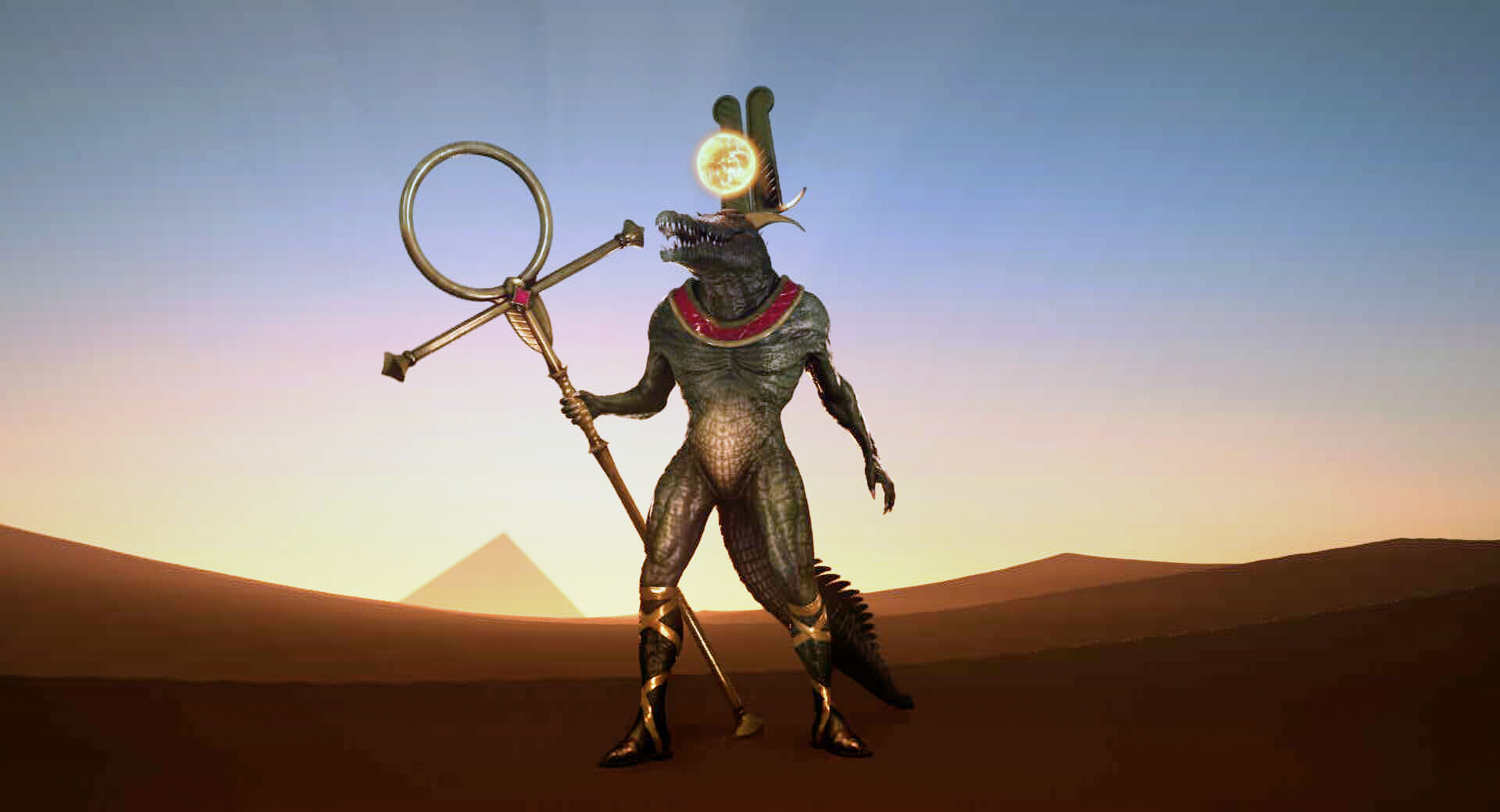 ArtStation - Sobek | Reinterpretation of the egyptian god Sobek