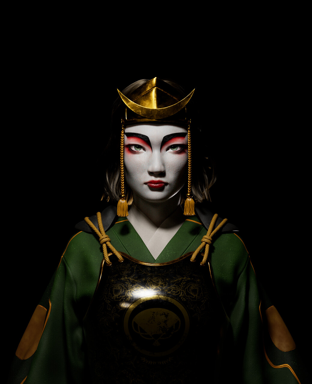 ArtStation - Kyoshi Warrior