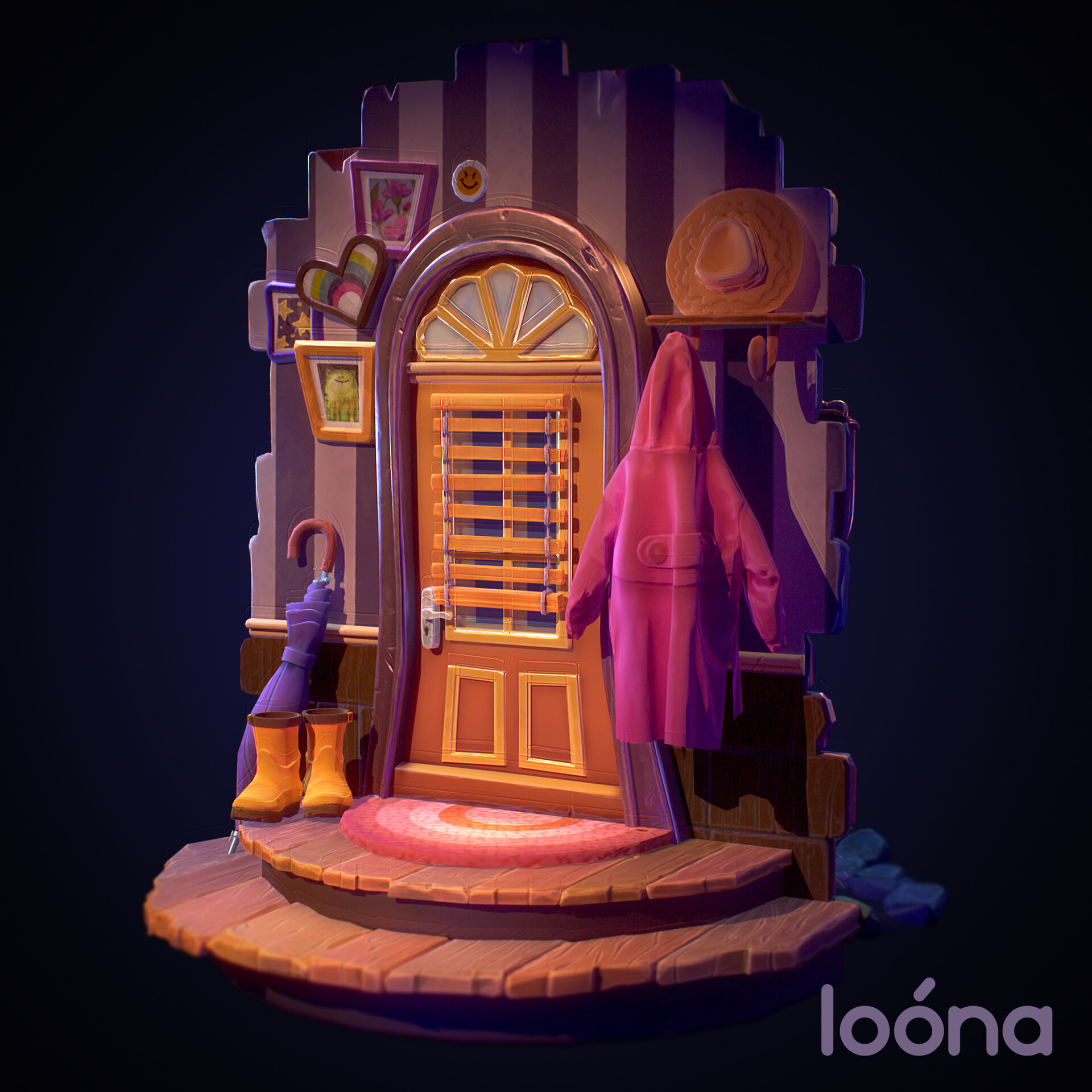 ArtStation - Loóna: Puddle diorama