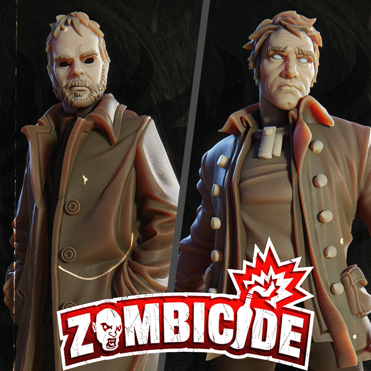 ArtStation - Zombicide Supernatural | John Winchester | Crowley