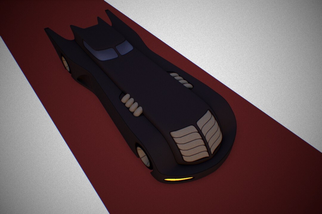 ArtStation - Batmobile Animated Series