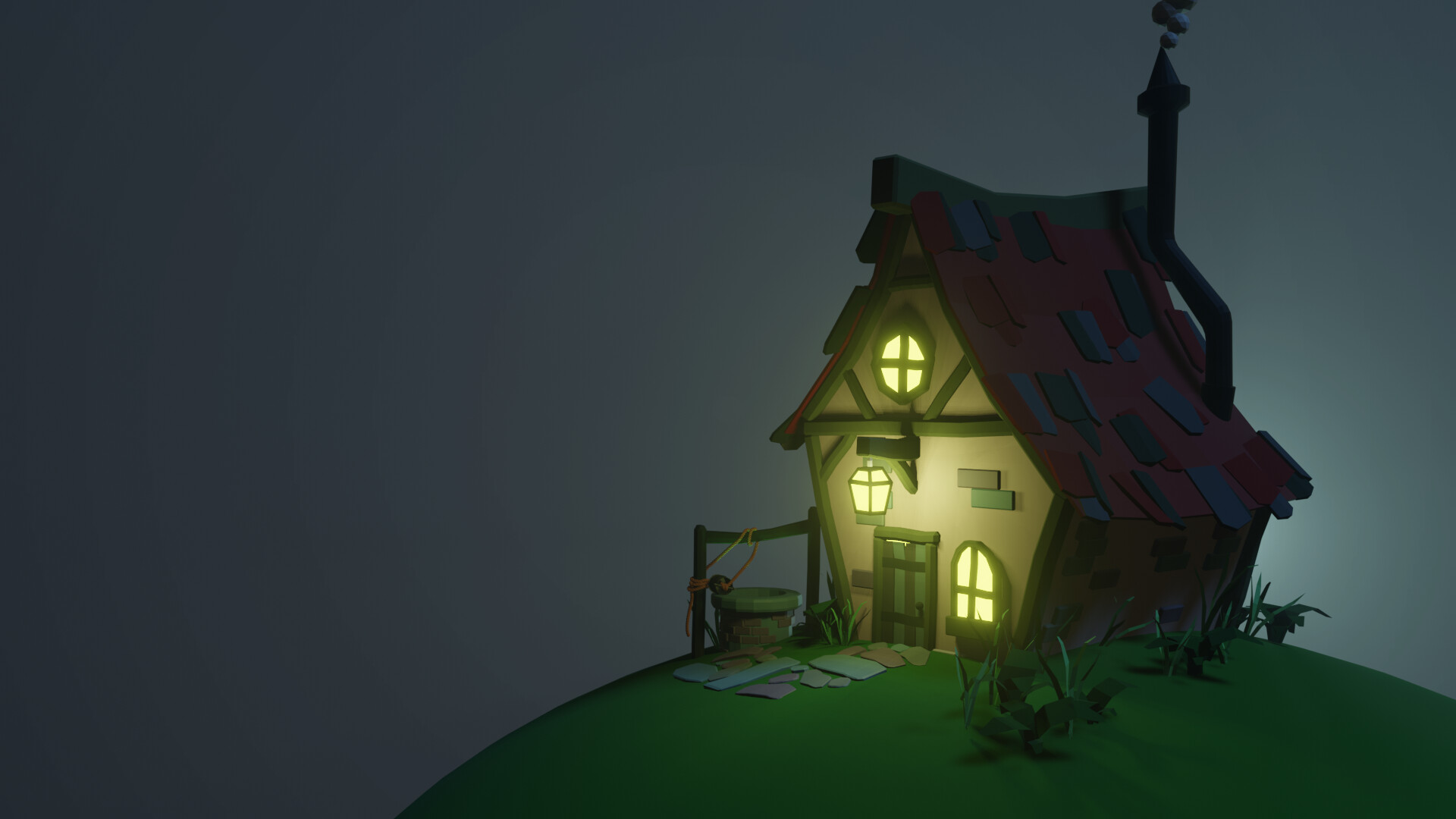 ArtStation - CreepyCottageHouse