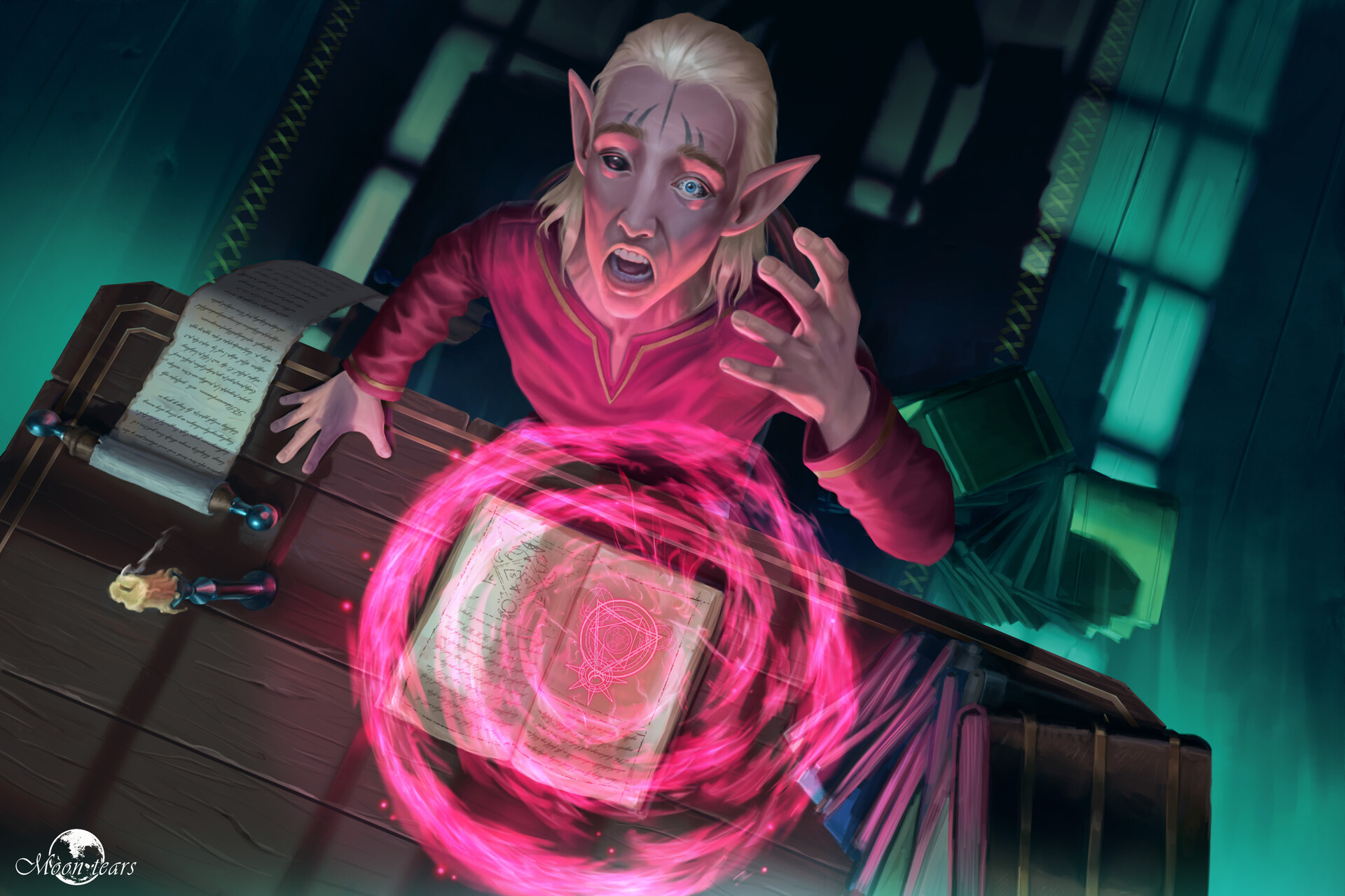 ArtStation - Moon Tears - The Spell