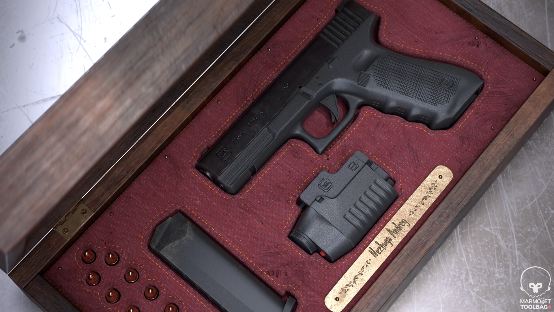 ArtStation - Photorealism gun Glock 17 Gen 4.