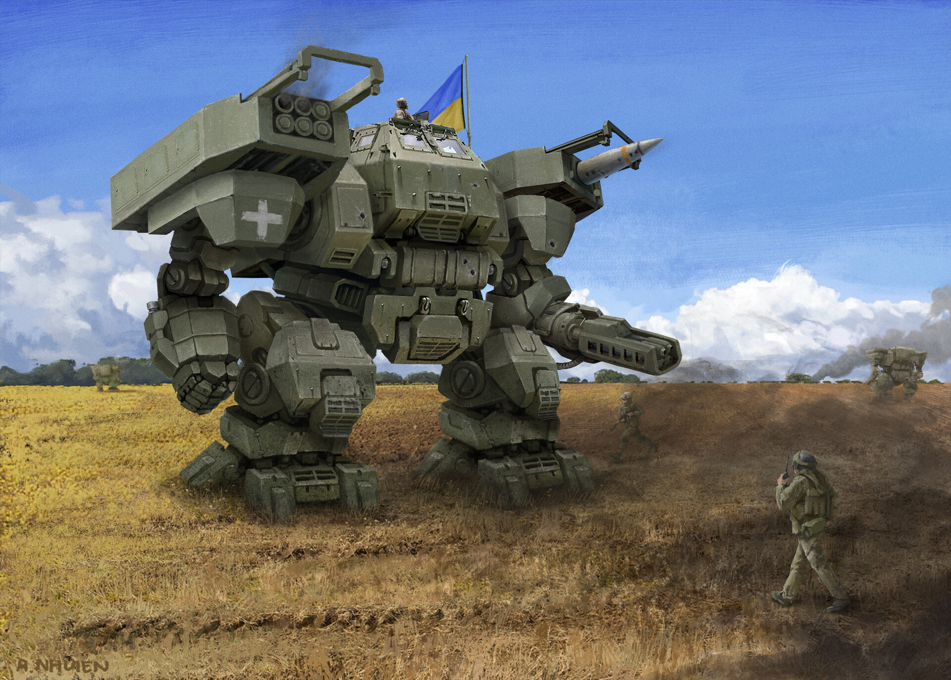 ArtStation - Mech-type M142 HIMARS