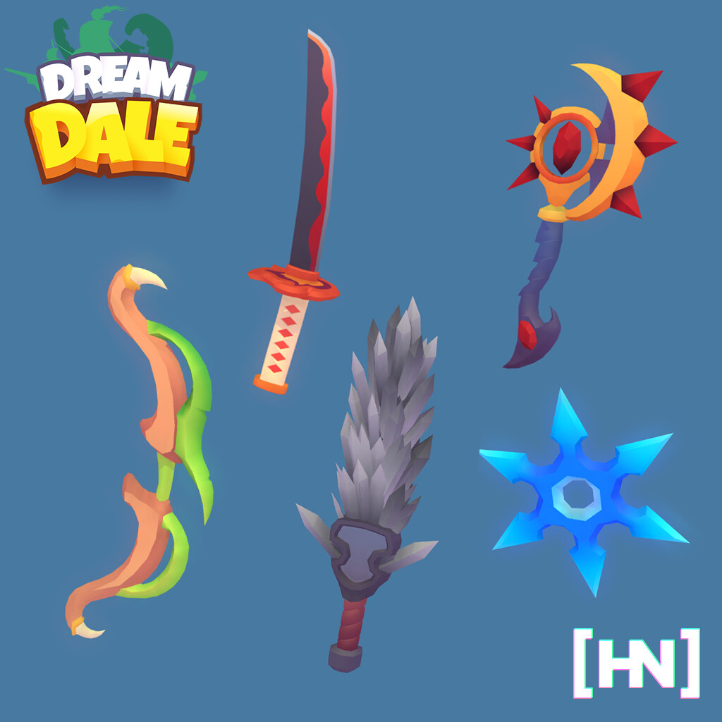 ArtStation - Dreamdale - Weapons