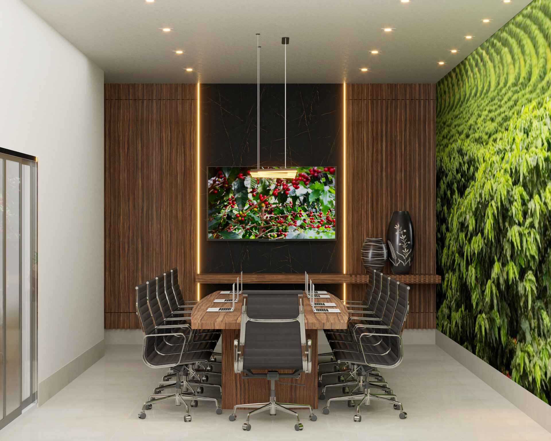 ArtStation - Sala de Reunião - Renderização